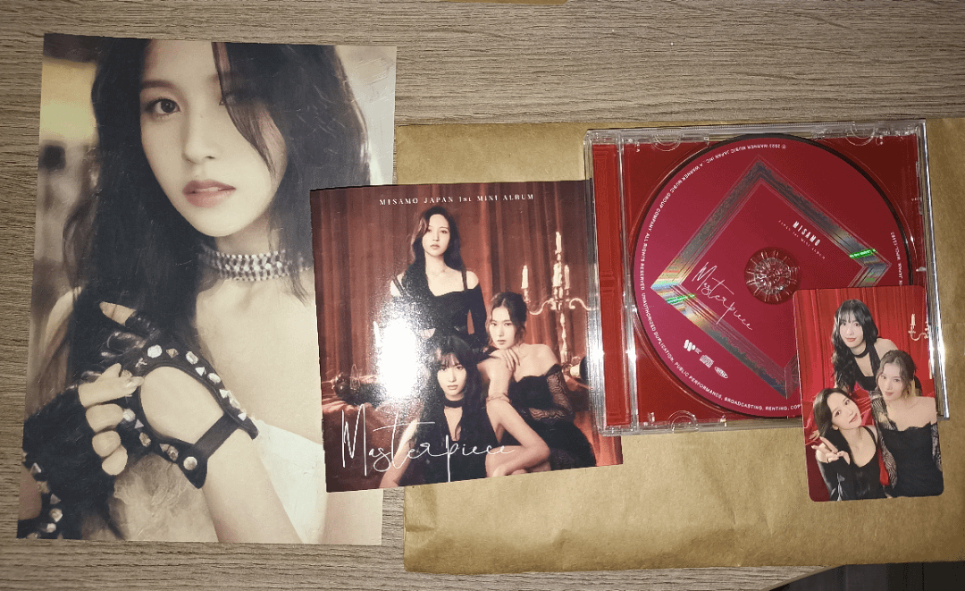 I finally got my Misamo album - PTKOREA
