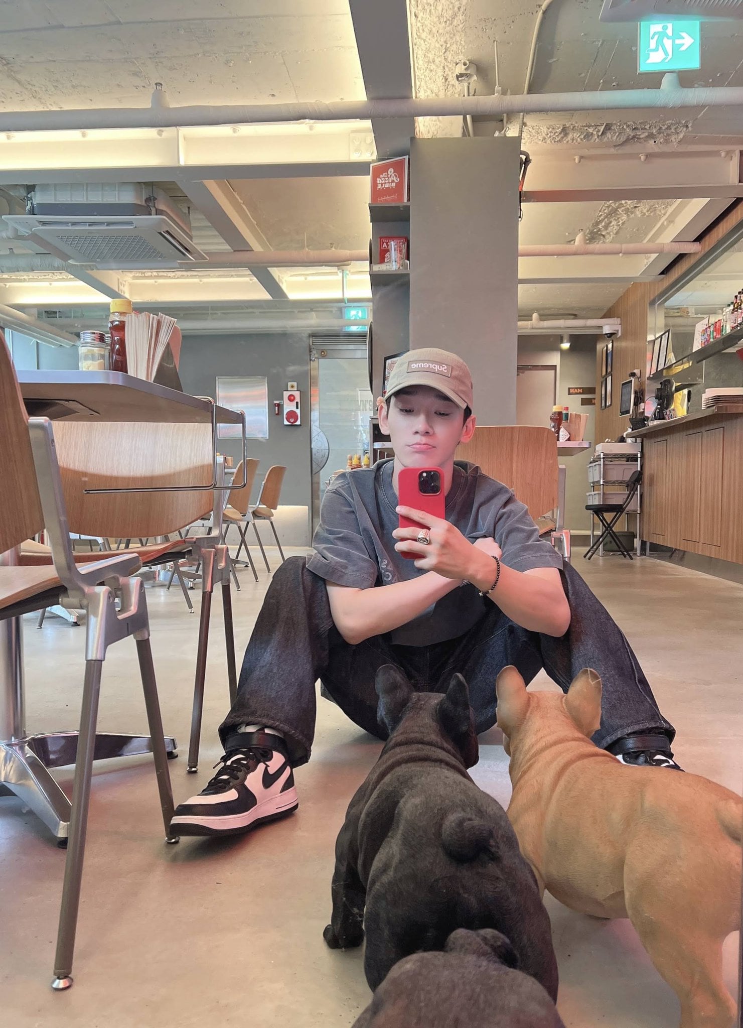 230914 CHEN Youtube Community Update | Have a good day~💪 - PTKOREA