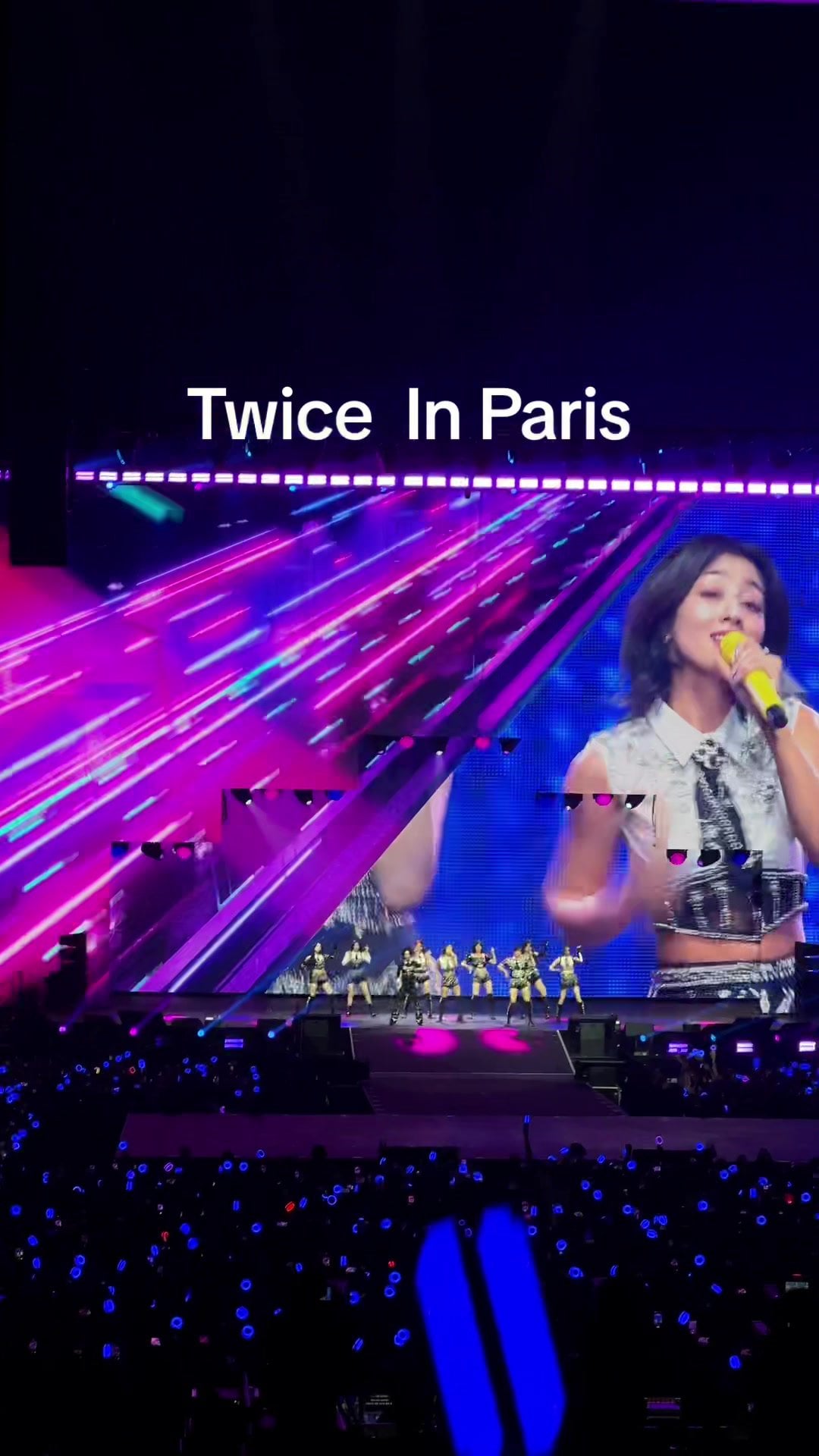 Thank you to Twice , JYP team, and ONCE for the Paris Concert - PTKOREA