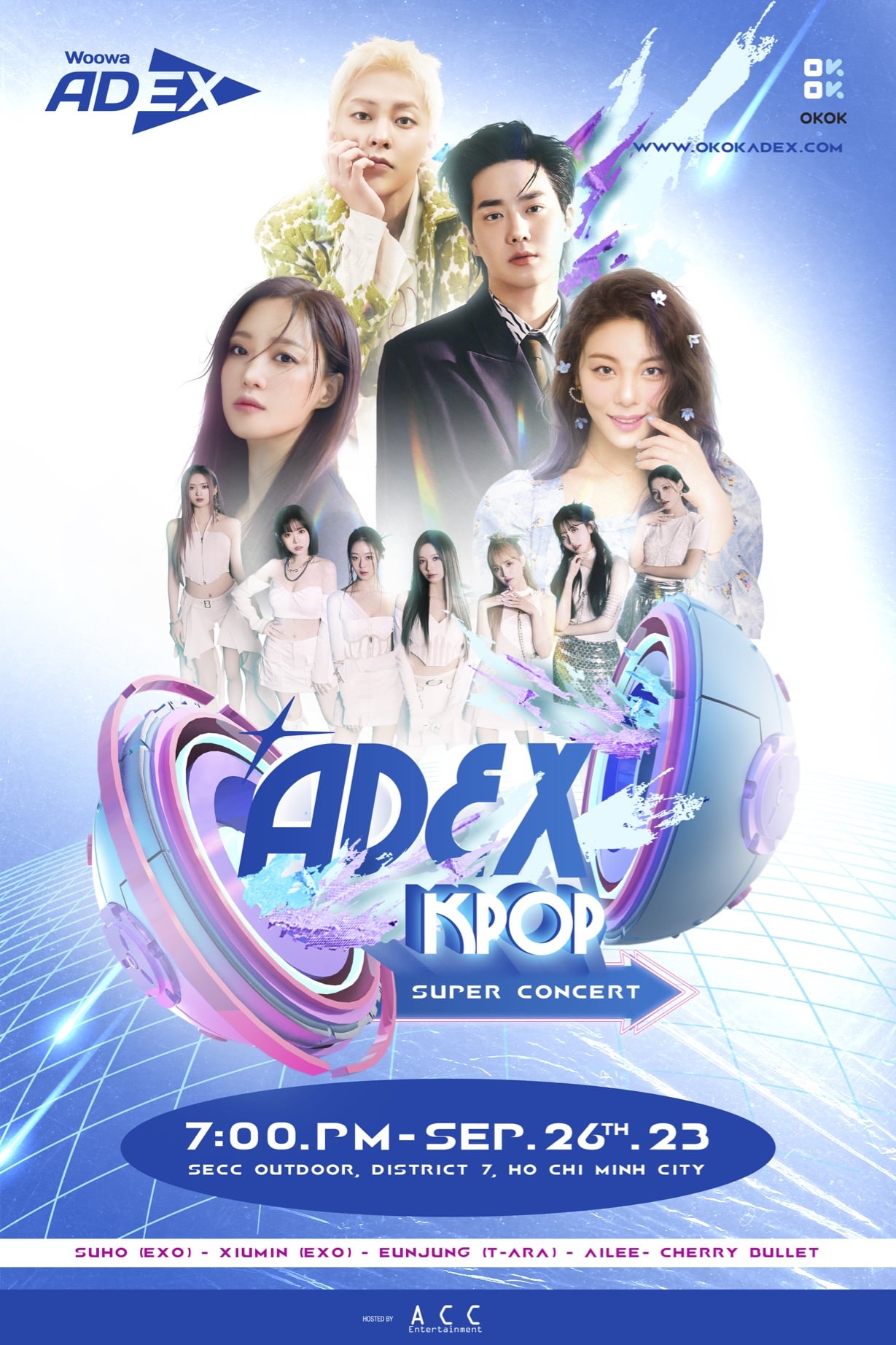 230913 XIUMIN & SUHO | [Poster] ADEX KPOP SUPER CONCERT 2023 — Visit ...