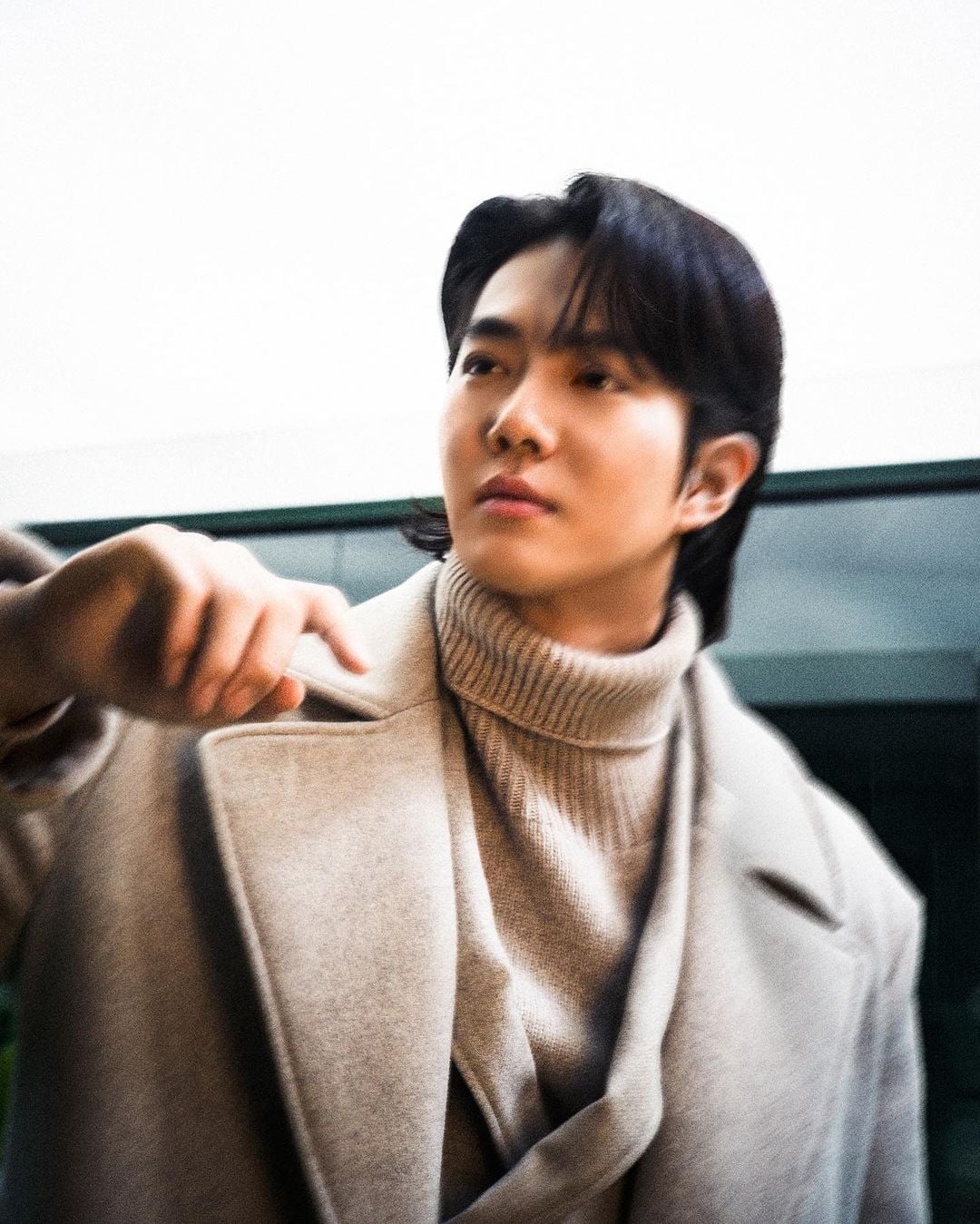 230930 boss Instagram Update with SUHO | What’s your favorite #Suho look: tone-on-tone neutrals ...