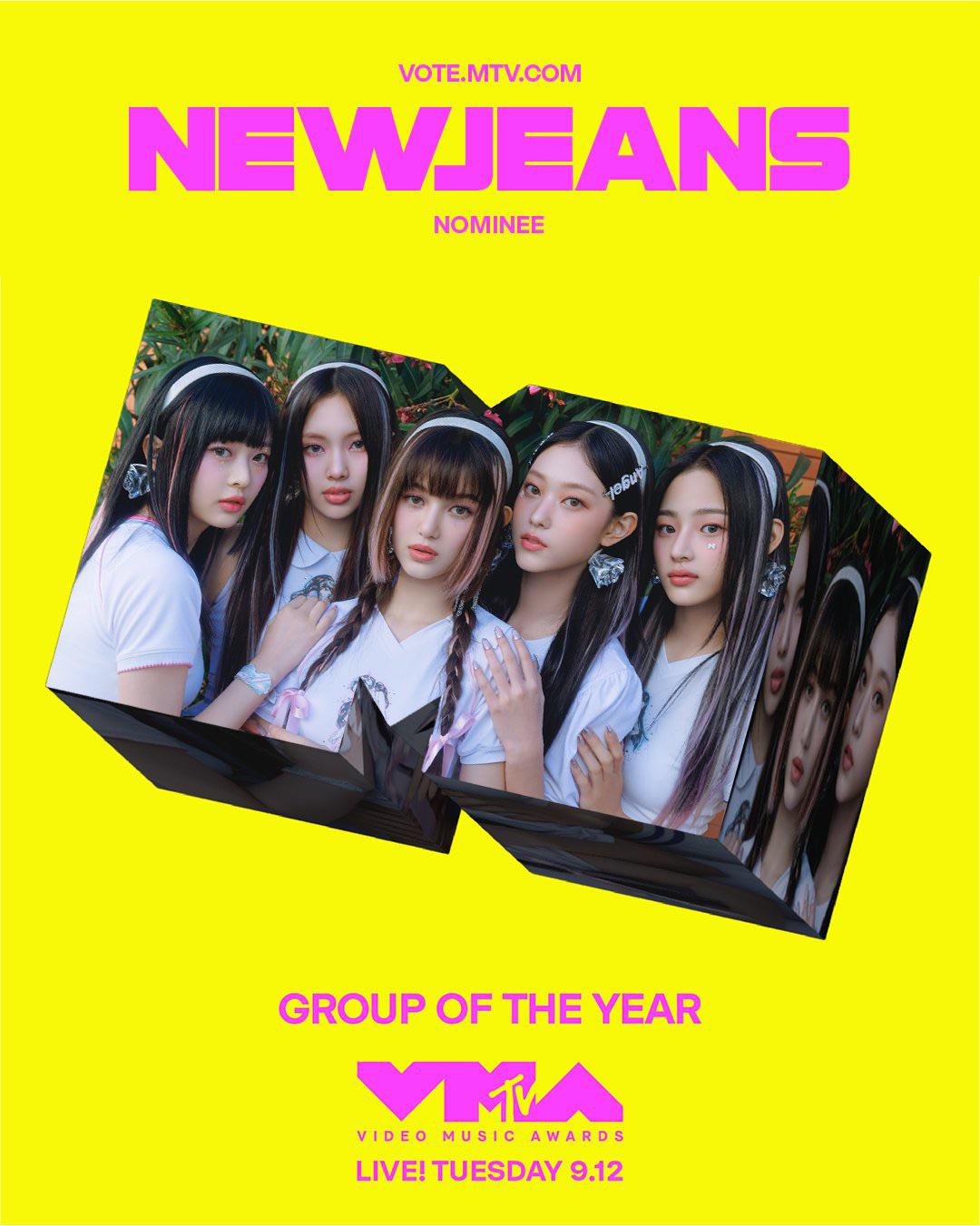 230905 Vote for NewJeans for VMA’s Group of the Year - PTKOREA
