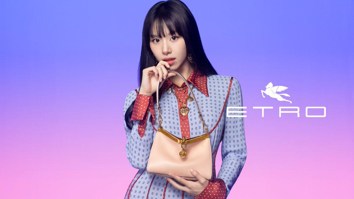 230910 Japan Twitter Update - Chaeyoung becomes Etro’s first Japan brand ambassador! Etro’s ...