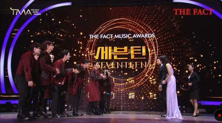 231010 SEVENTEEN won the Grand Prize (DAESANG) at The Fact Music Awards 2023! - PTKOREA