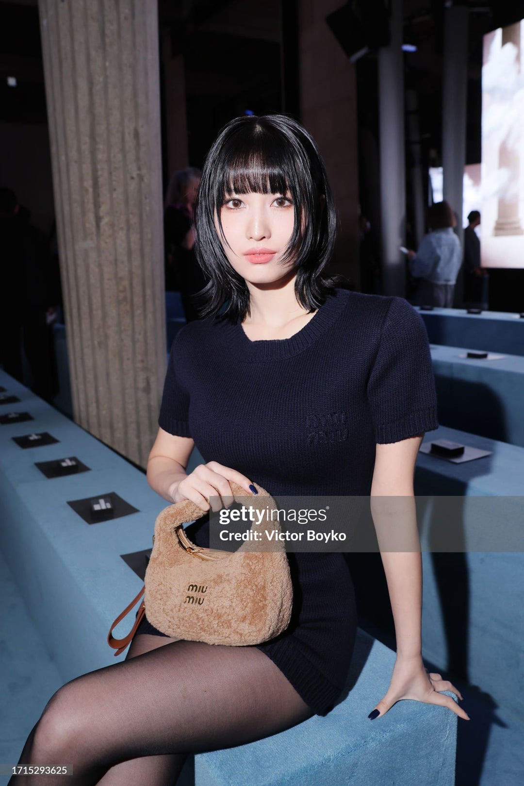 231004 Getty Images Website Update - Momo attends the Miu Miu Womenswear S/S 2024 show as part ...