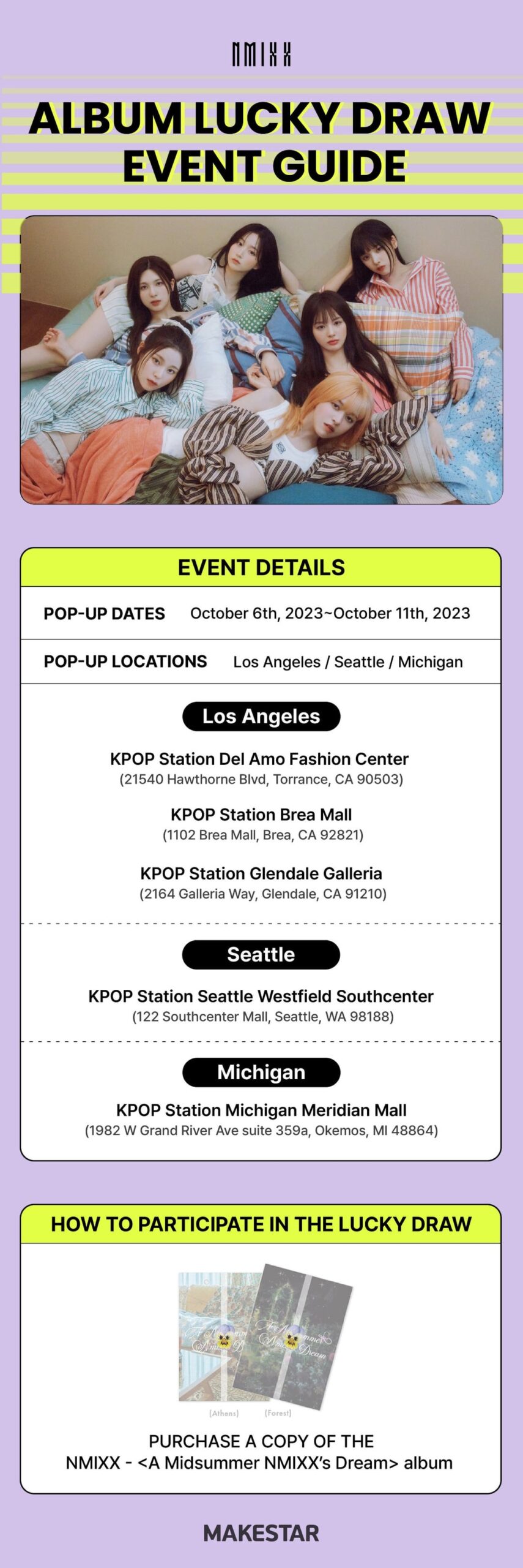 231004 Various Events for the NNMIXX MAKESTAR USA POP-UP STORE - PTKOREA