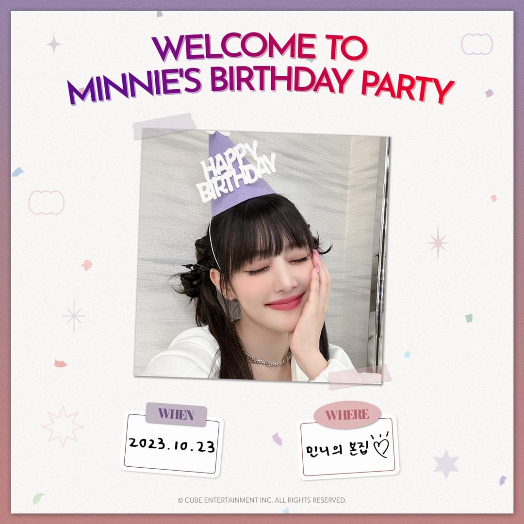 231023 I-DLE Behind Photo - Welcome to Minnie's Birthday Party - PTKOREA