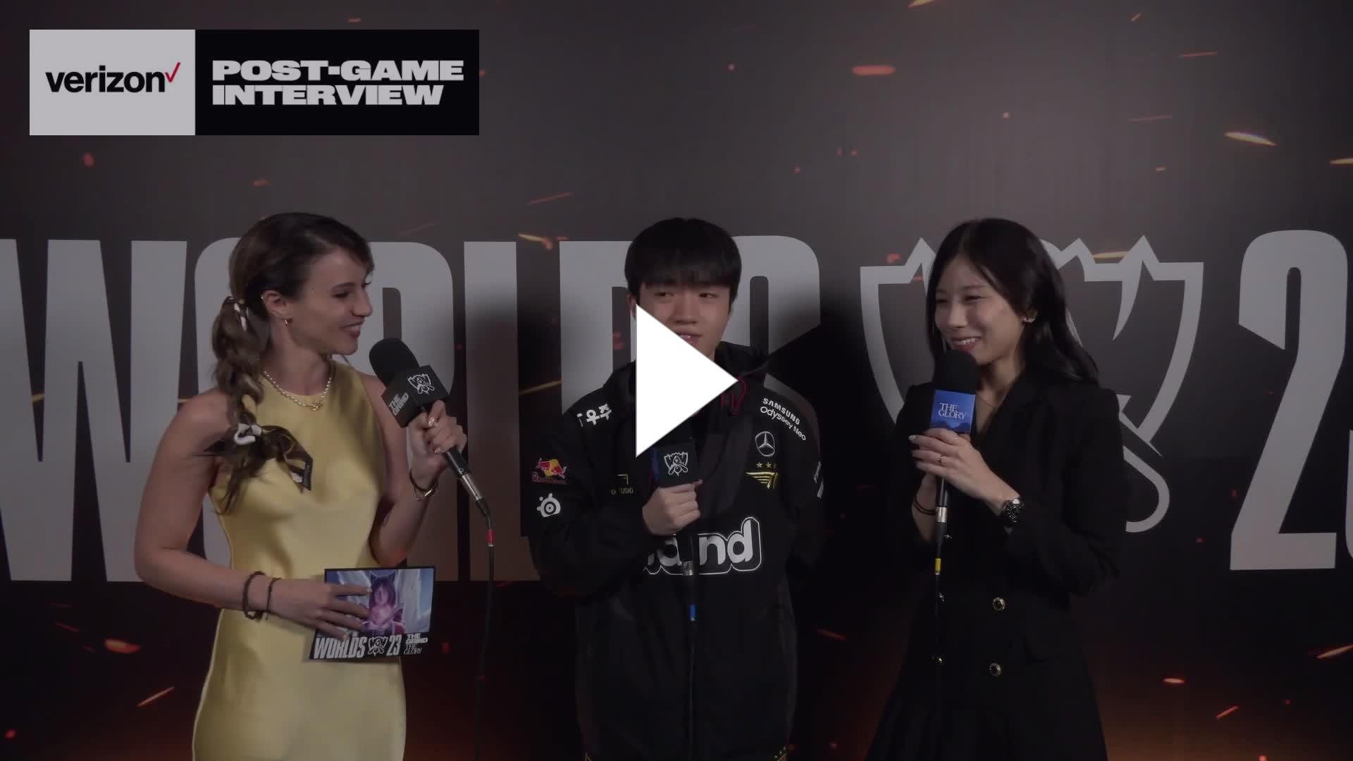 231112 T1's support Keria is excited to meet NewJeans - PTKOREA