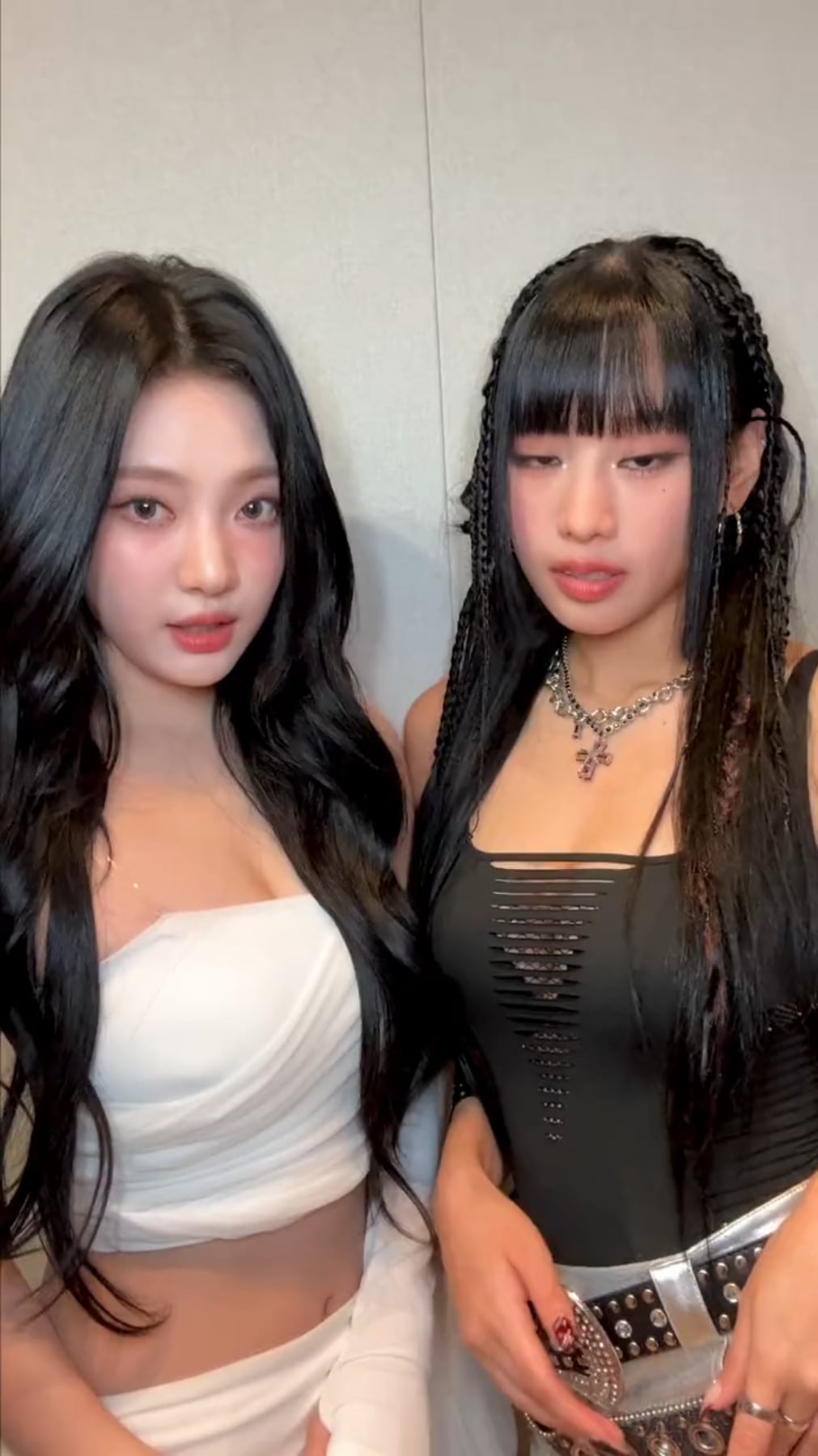 231121 aespa TikTok Update with Ningning - #ImtheDrama Oh my god 🫢 with KISS OF LIFE Natty - PTKOREA