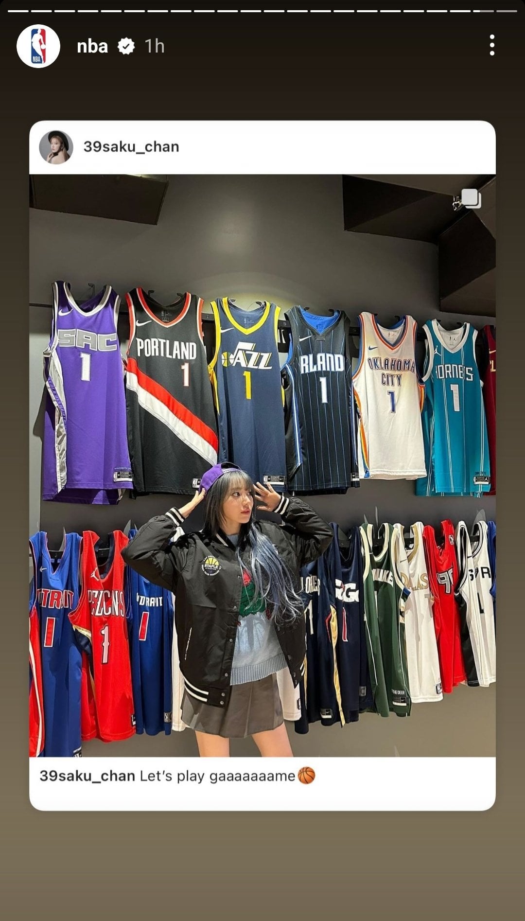 231101 Official NBA Instagram Stories Update - PTKOREA