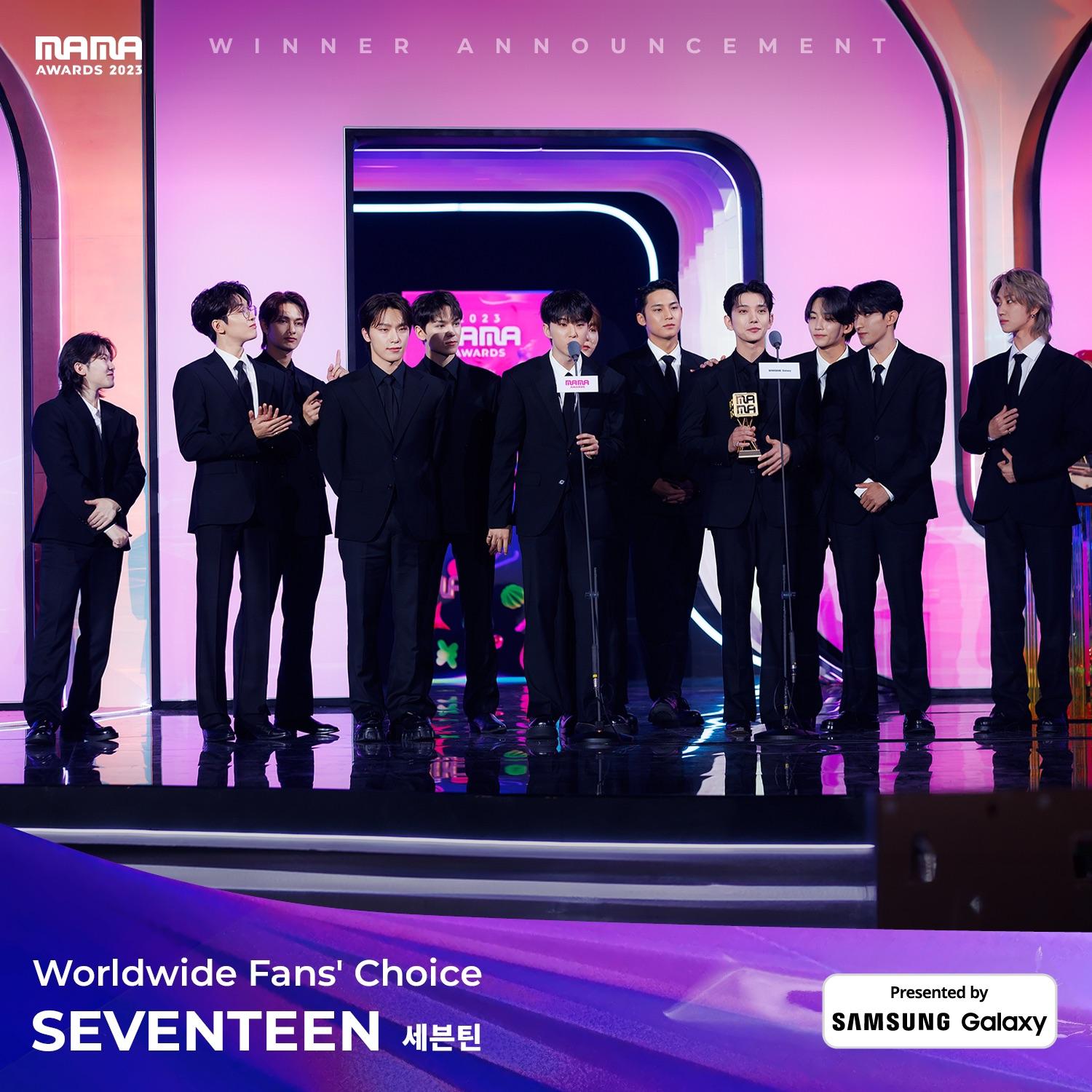 231128 Mnet MAMA Awards Twitter Update With SEVENTEEN - 2023 Worldwide ...