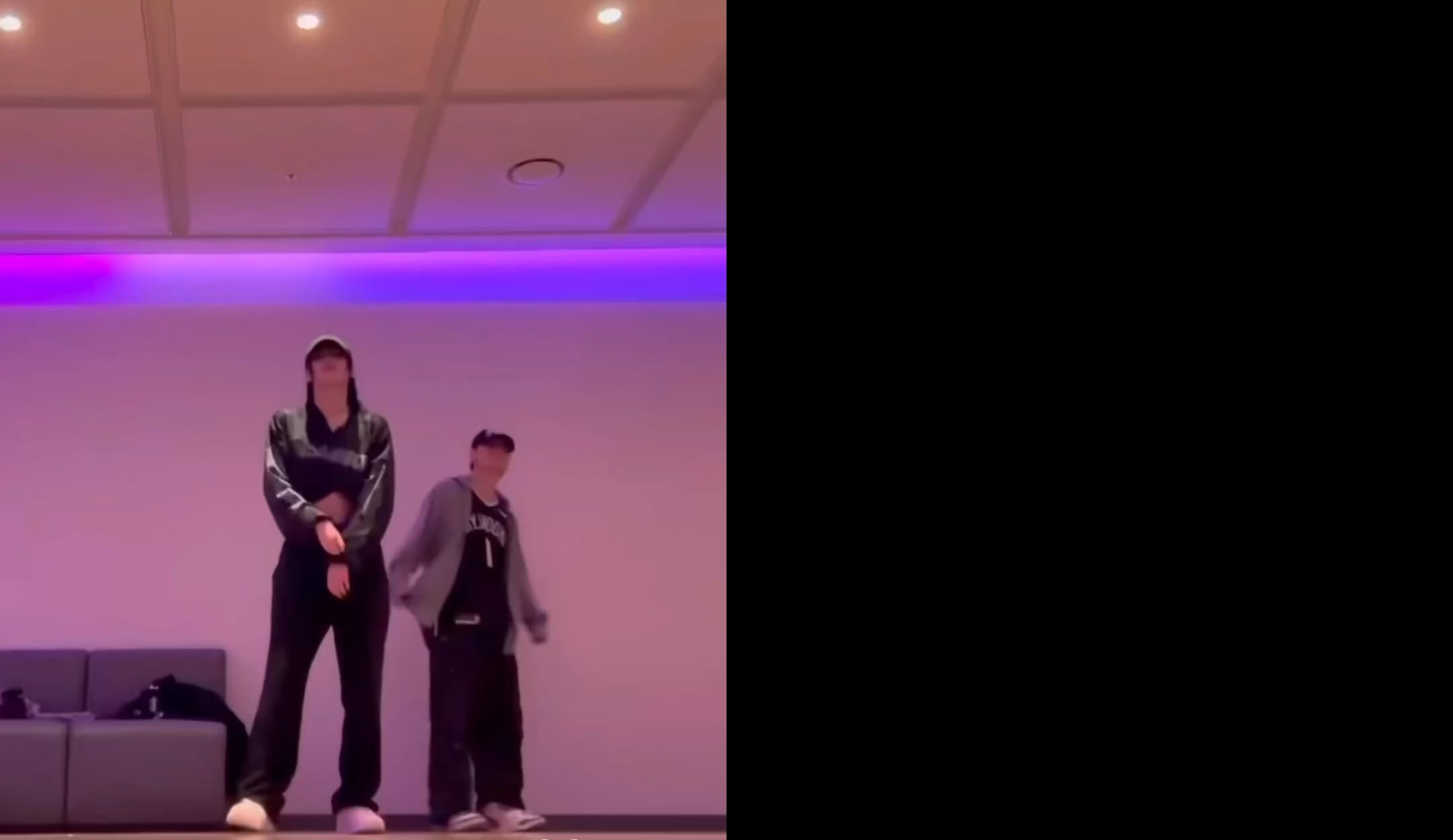 Side by side comparison of the two versions of Momo's dance cover to ...