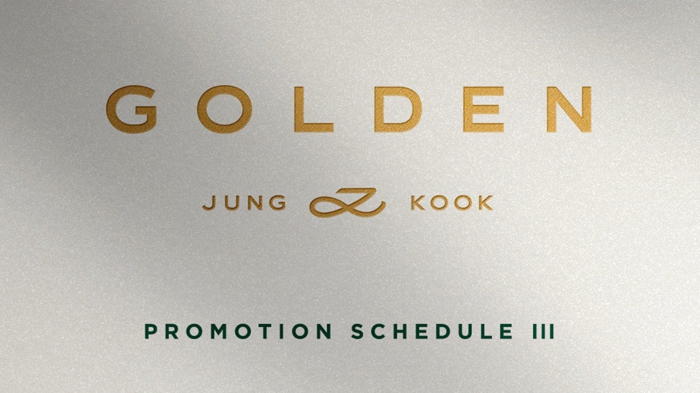 231103 Jung Kook 'GOLDEN' Promotion Schedule 3 - PTKOREA