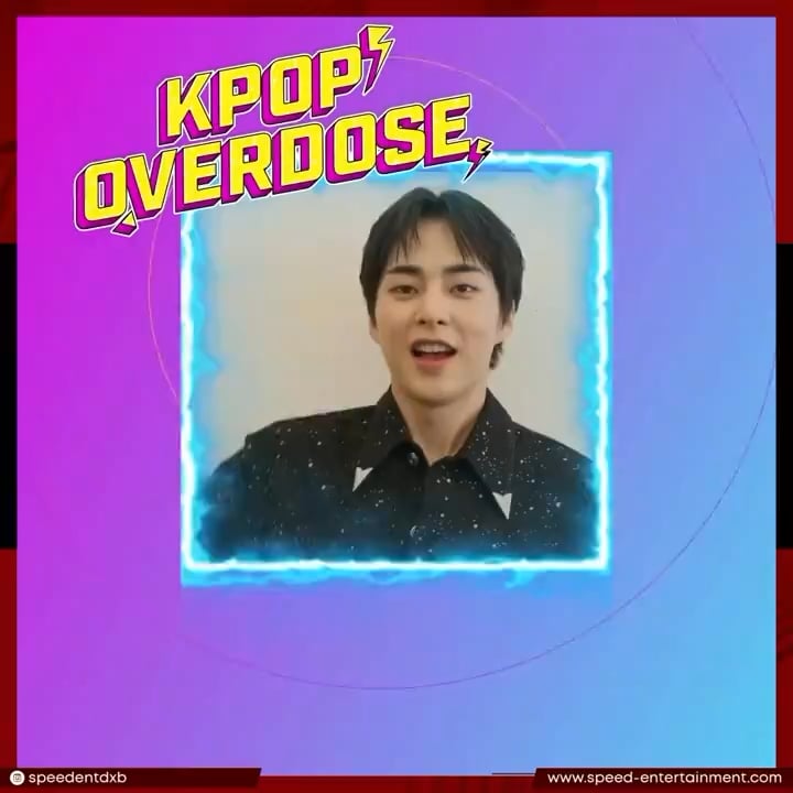 231219 Xiumin’s greeting video for “KPOP Overdose ft. EXO members” in ...