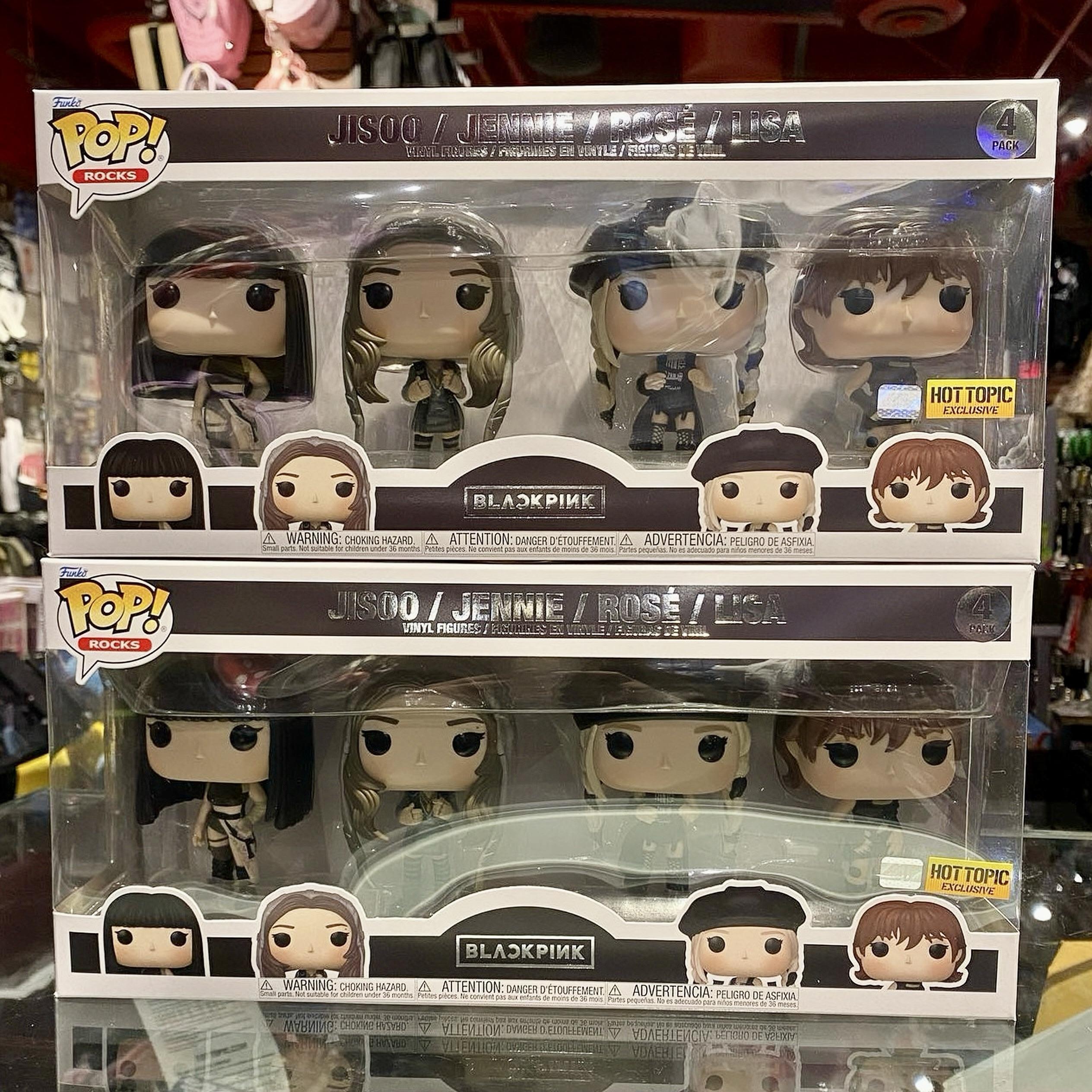 231207 BLACKPINK x Funko Pop! Rocks 4-pack Hot Topic Exclusive - PTKOREA