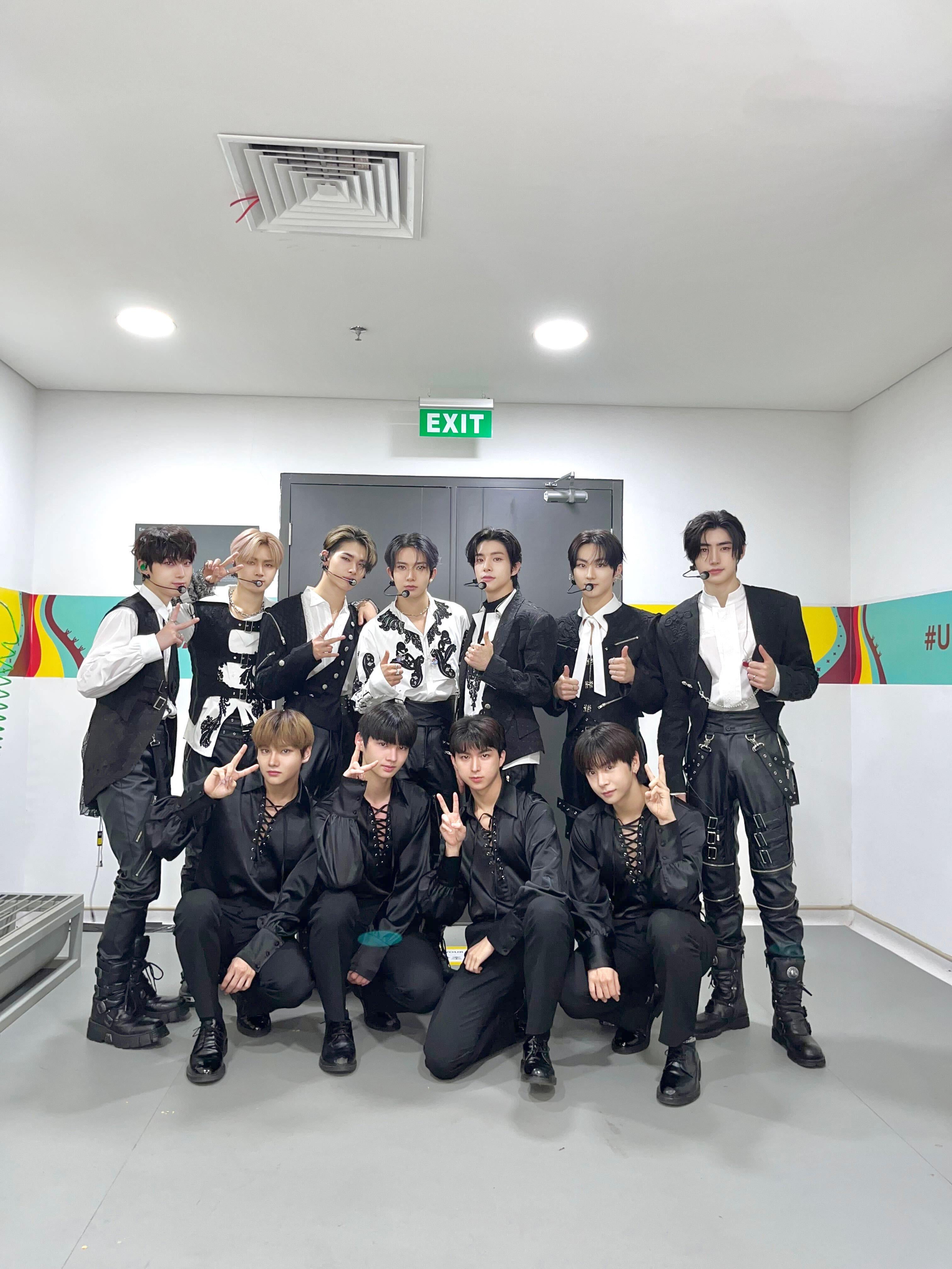 240110 24kumi_hlj Twitter: ENHYPEN with 24kumi Shin, Ruka, Gaku, Haku ...