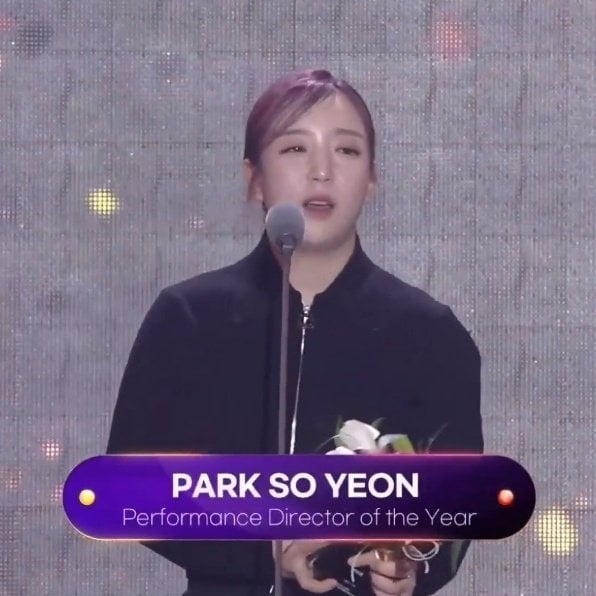 240110 Congratulations to LE SSERAFIM team! 🏆Park So Yeon - Performance ...