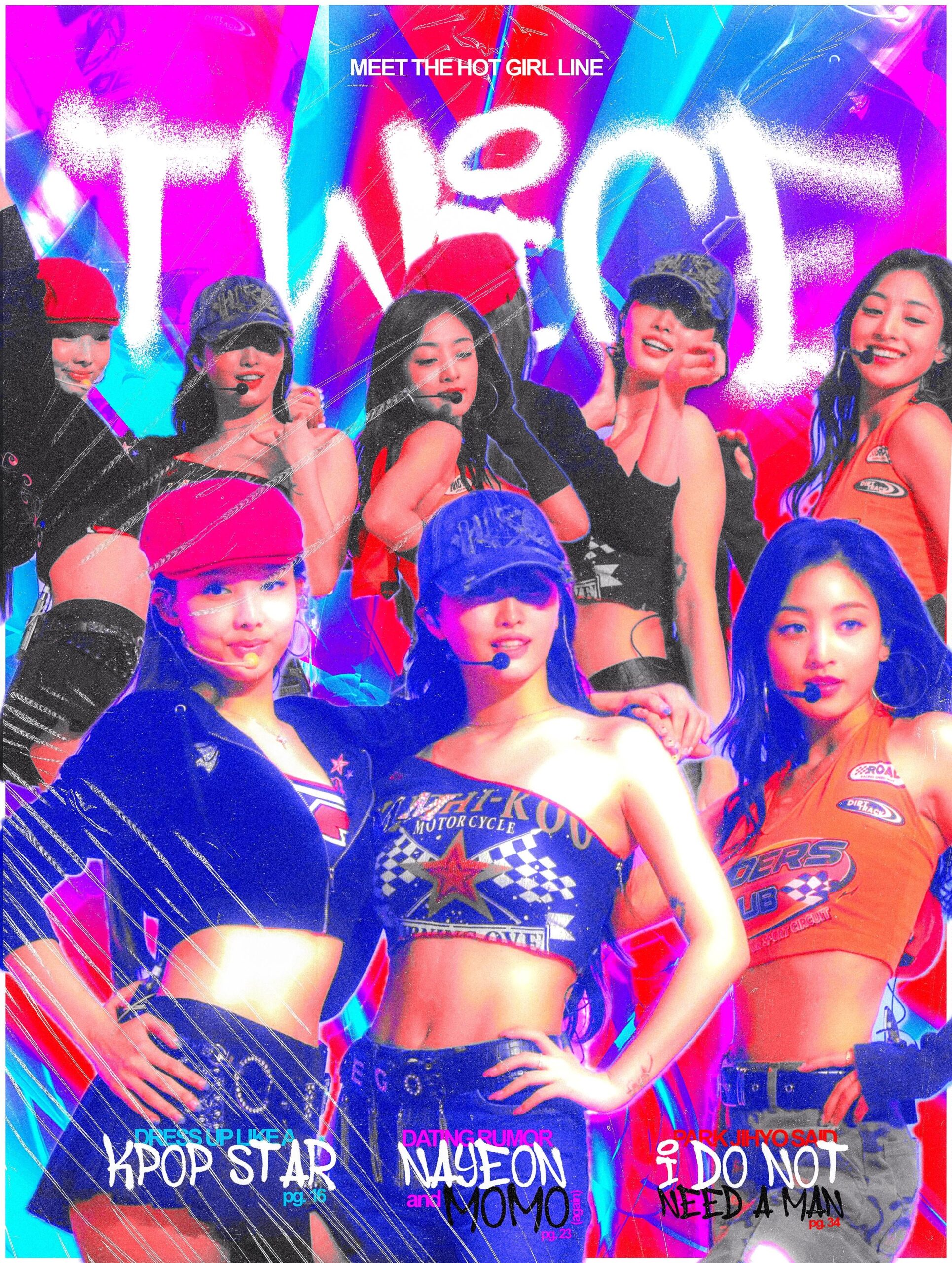 nayeon, momo & jihyo magazine cover/poster - PTKOREA