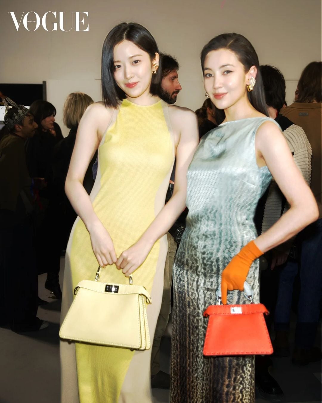 240222 Vogue Thailand Instagram Update with Yujin (and Thai actress/model Ranee Campen) - PTKOREA