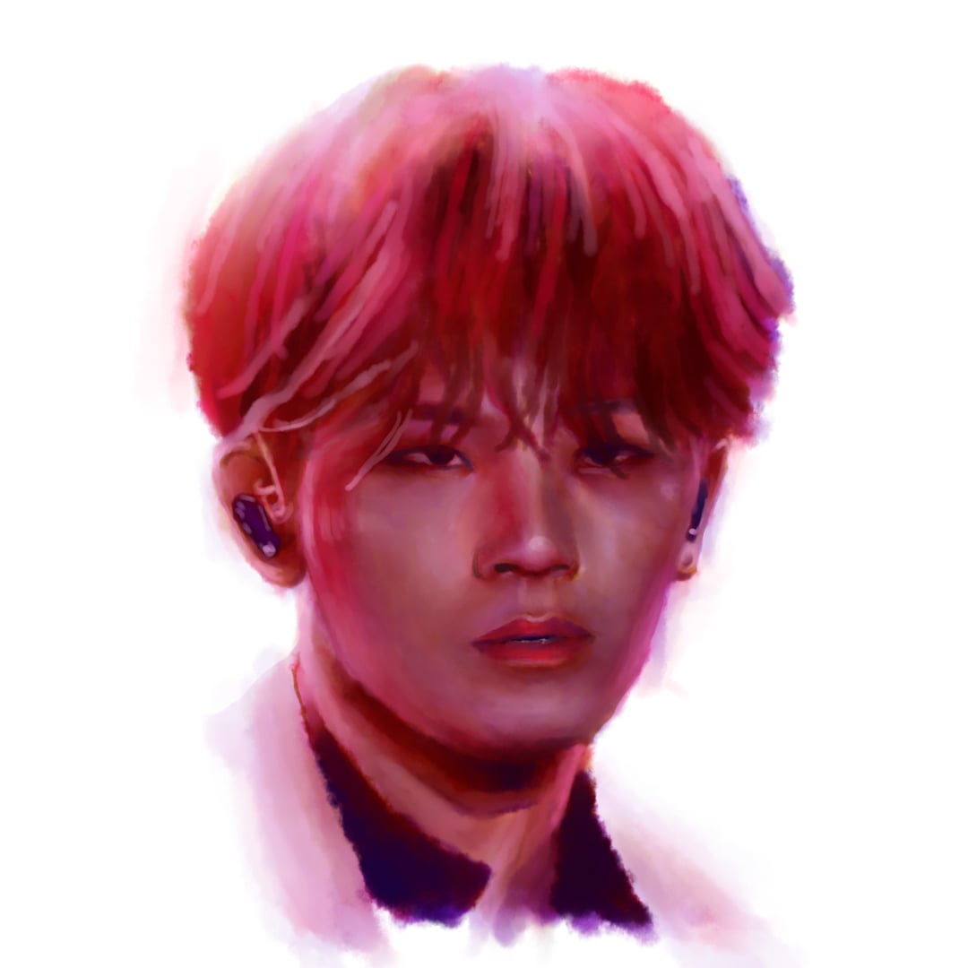 I'm drawing portraits of every SVT member again! (Part 1: Hyung Line ...