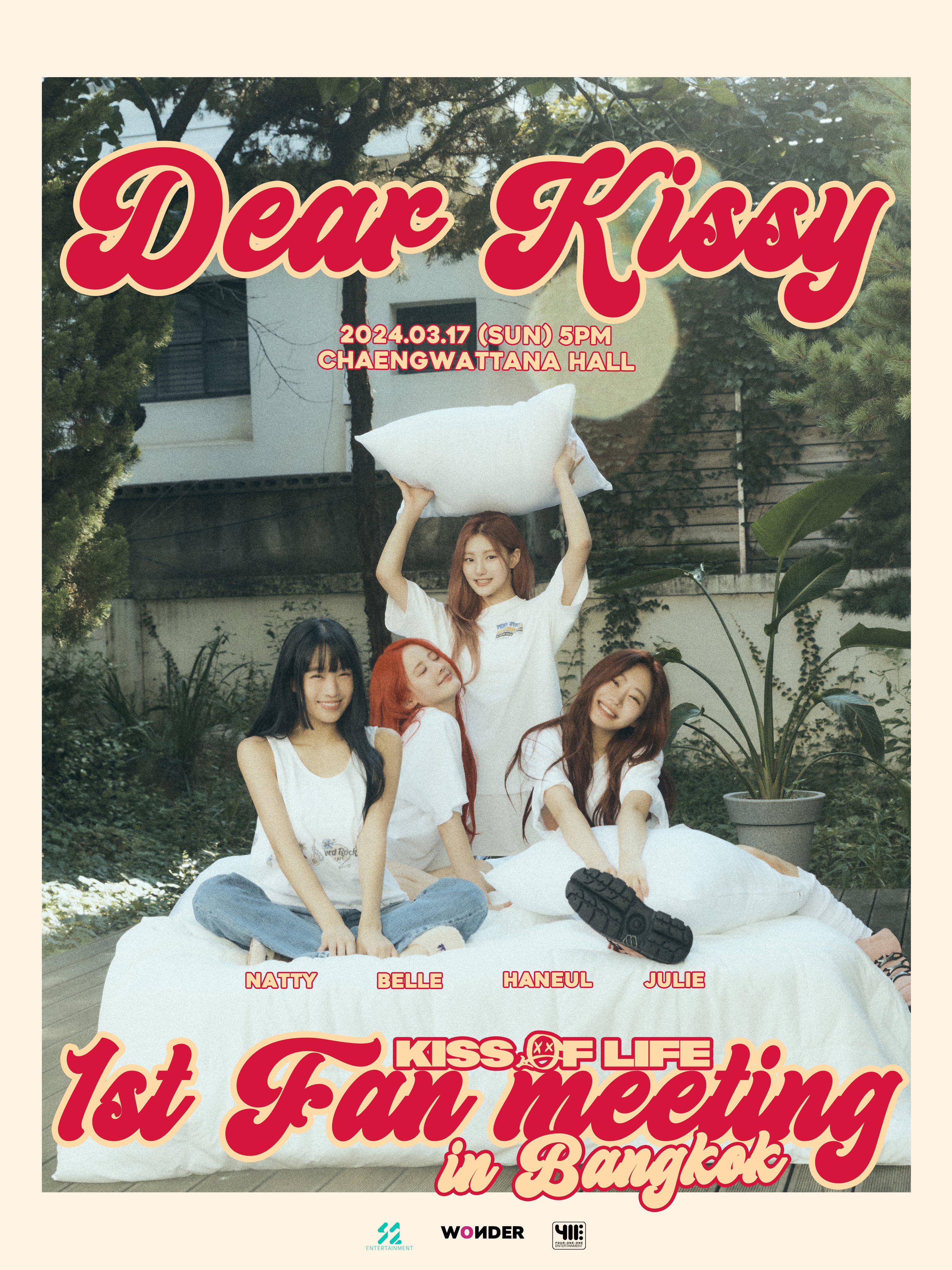 KISS OF LIFE - 1st Fan Meeting: DEAR KISSY in Bangkok (Poster Image ...