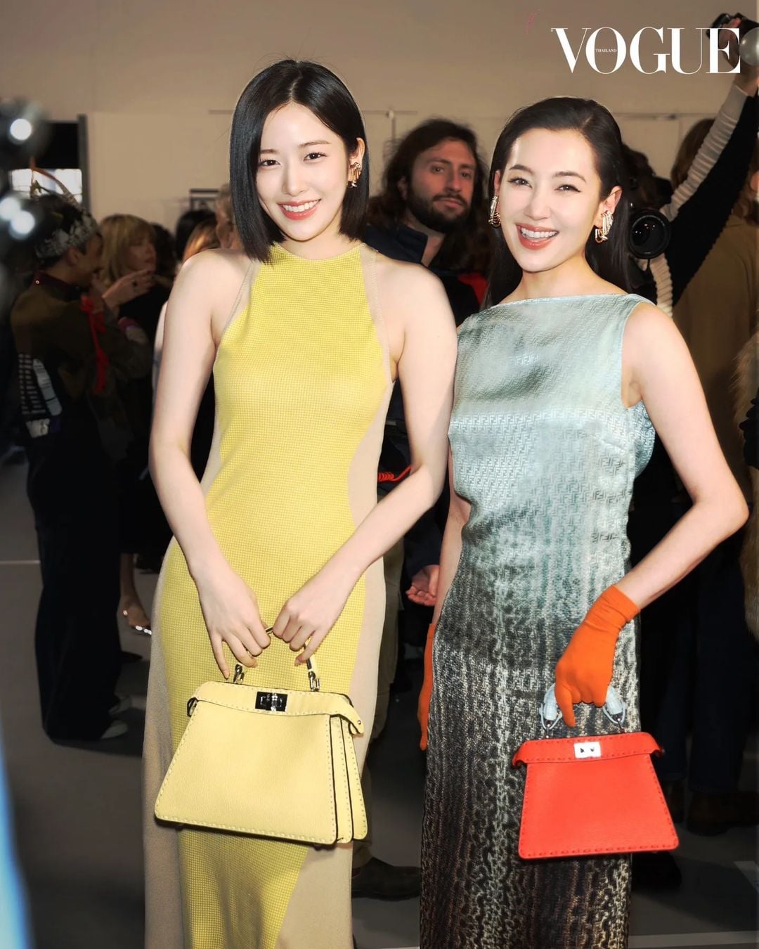 240222 Vogue Thailand Instagram Update with Yujin (and Thai actress/model Ranee Campen) - PTKOREA