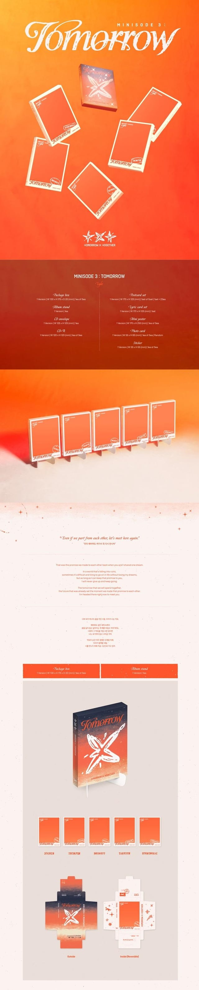 TOMORROW X TOGETHER - 6th Mini Album 'minisode 3: TOMORROW' (Album ...