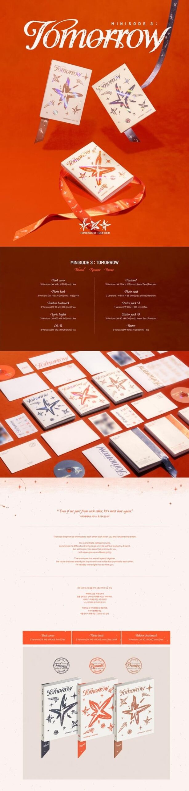 TOMORROW X TOGETHER - 6th Mini Album 'minisode 3: TOMORROW' (Album ...
