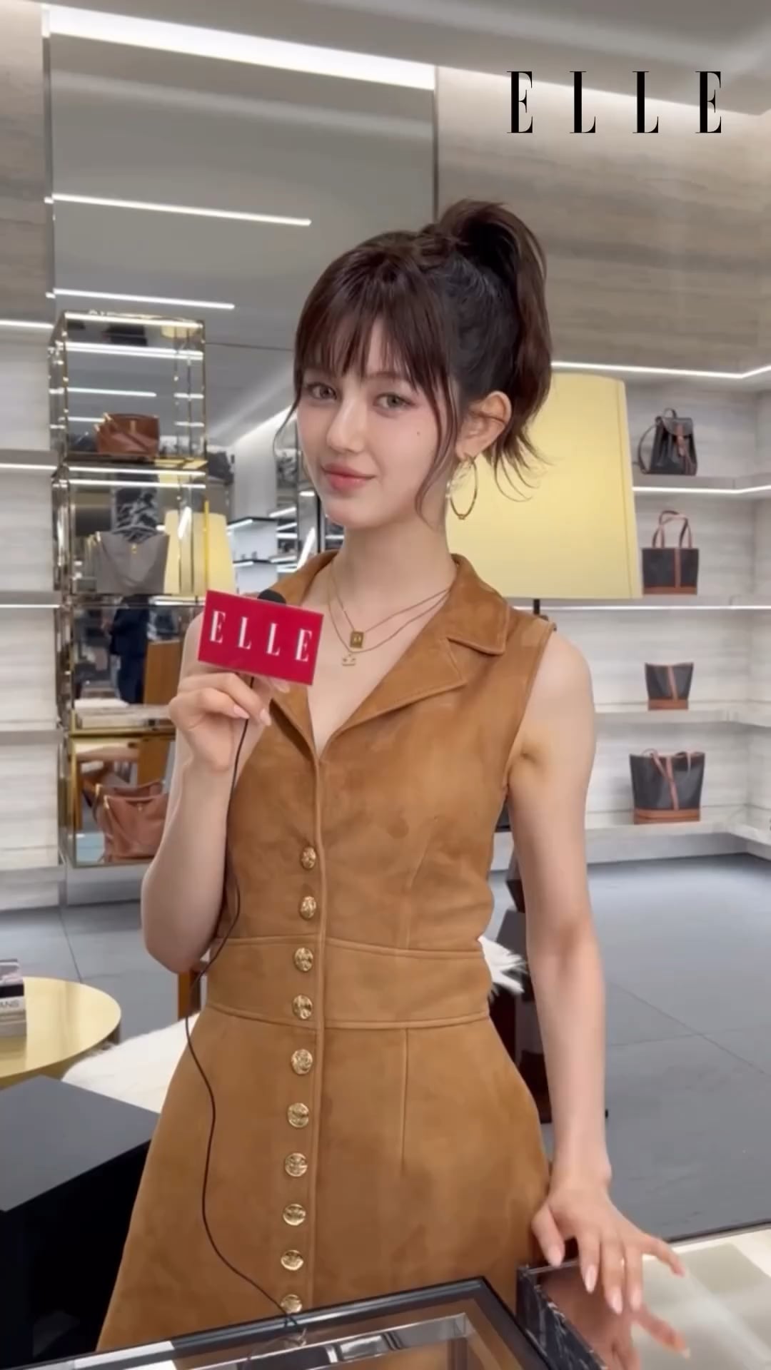 240423 ELLE Japan Interview with Danielle @ Celine’s Taipei Boutique ...