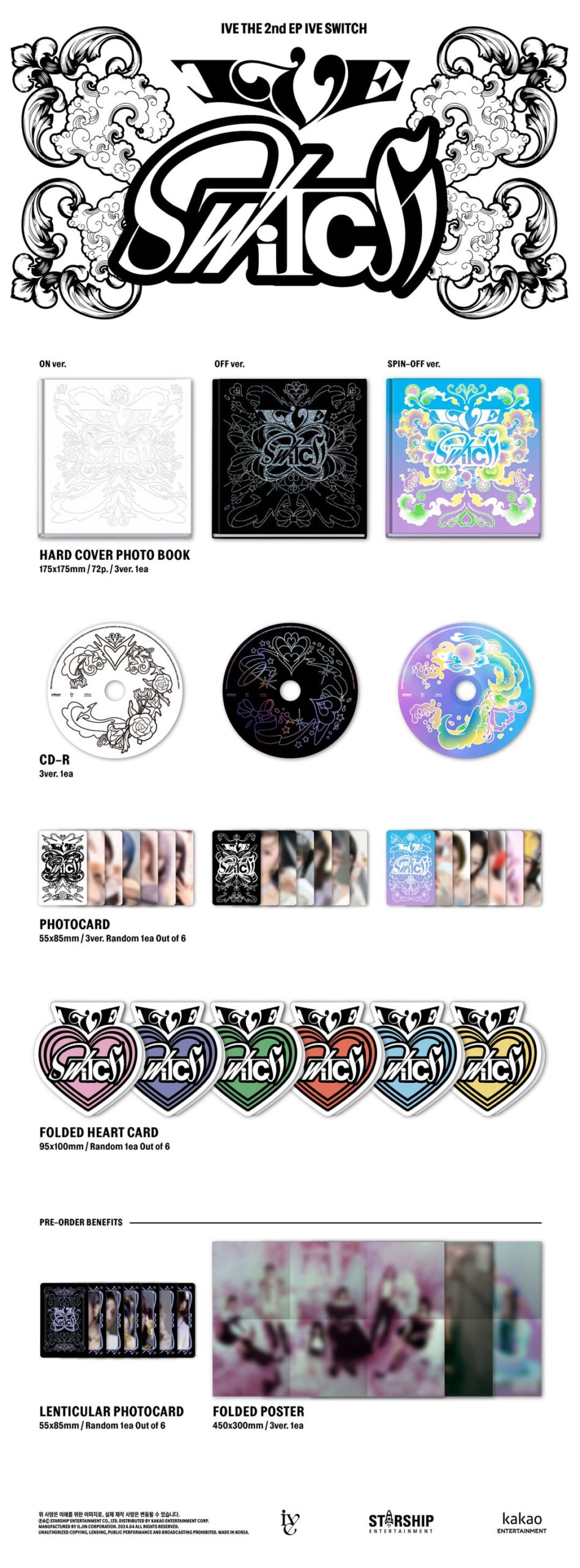 240417 IVE - IVE Switch Album Design Preview - PTKOREA