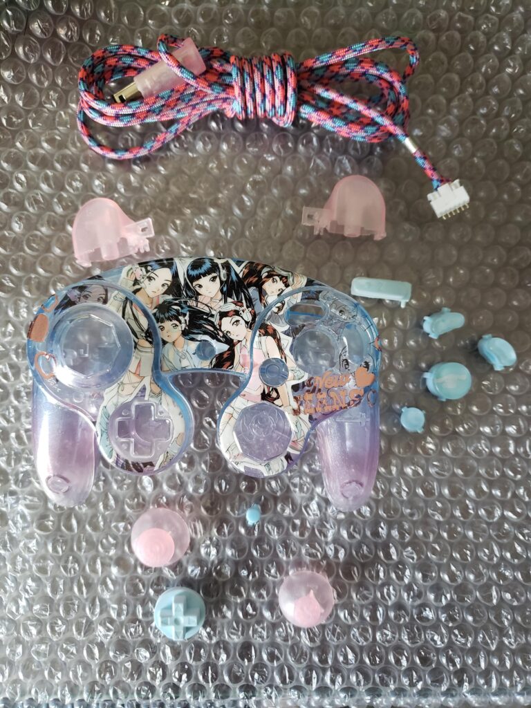Some custom Gamecube controller parts I got recently that a small ...