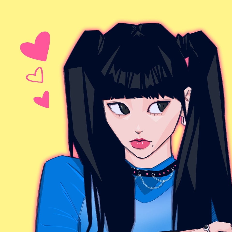 240524 WINRINA Fanart made by me!💙🩷 - PTKOREA