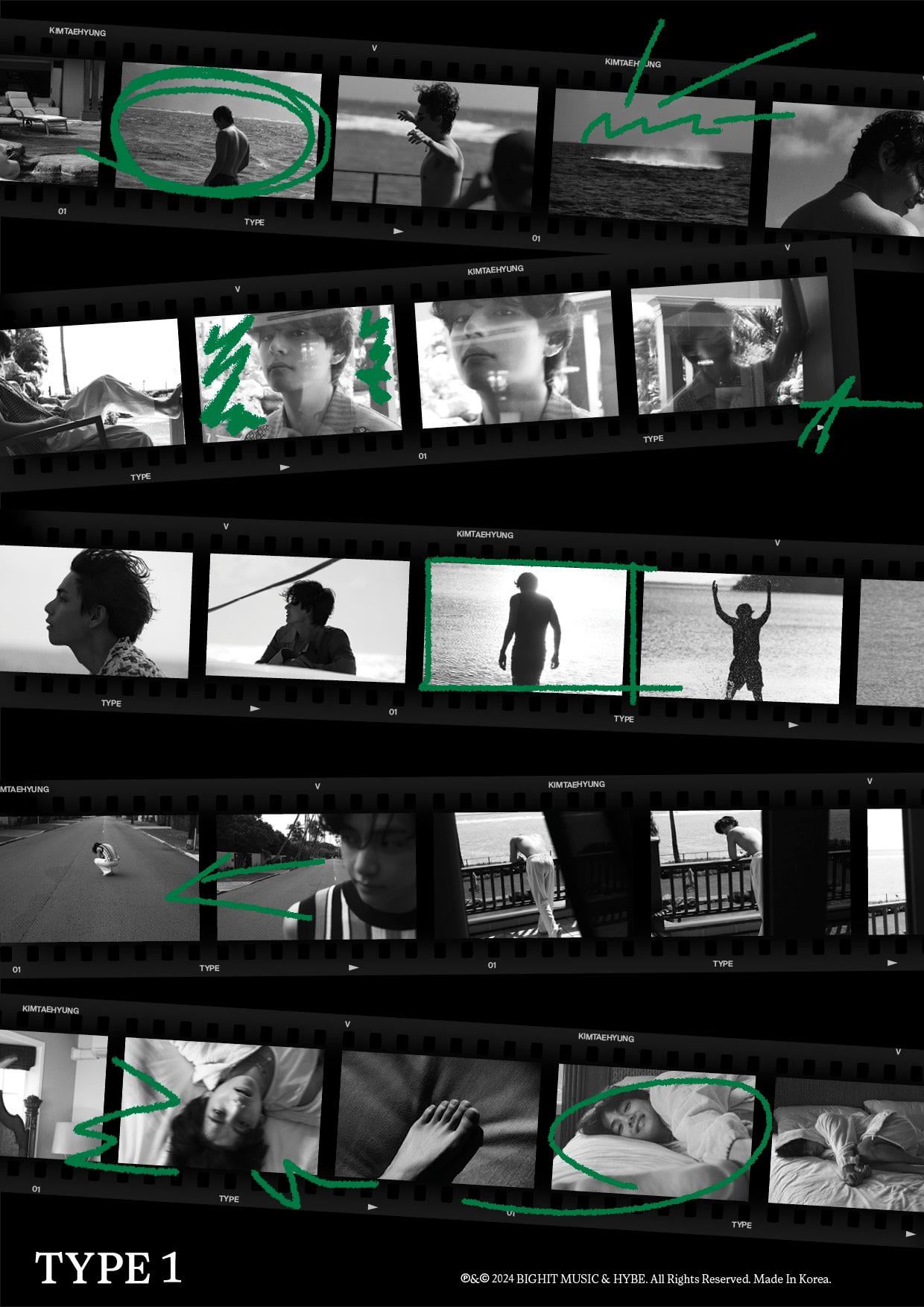 V ‘TYPE 1’ Concept Poster #1 - 270624 - PTKOREA