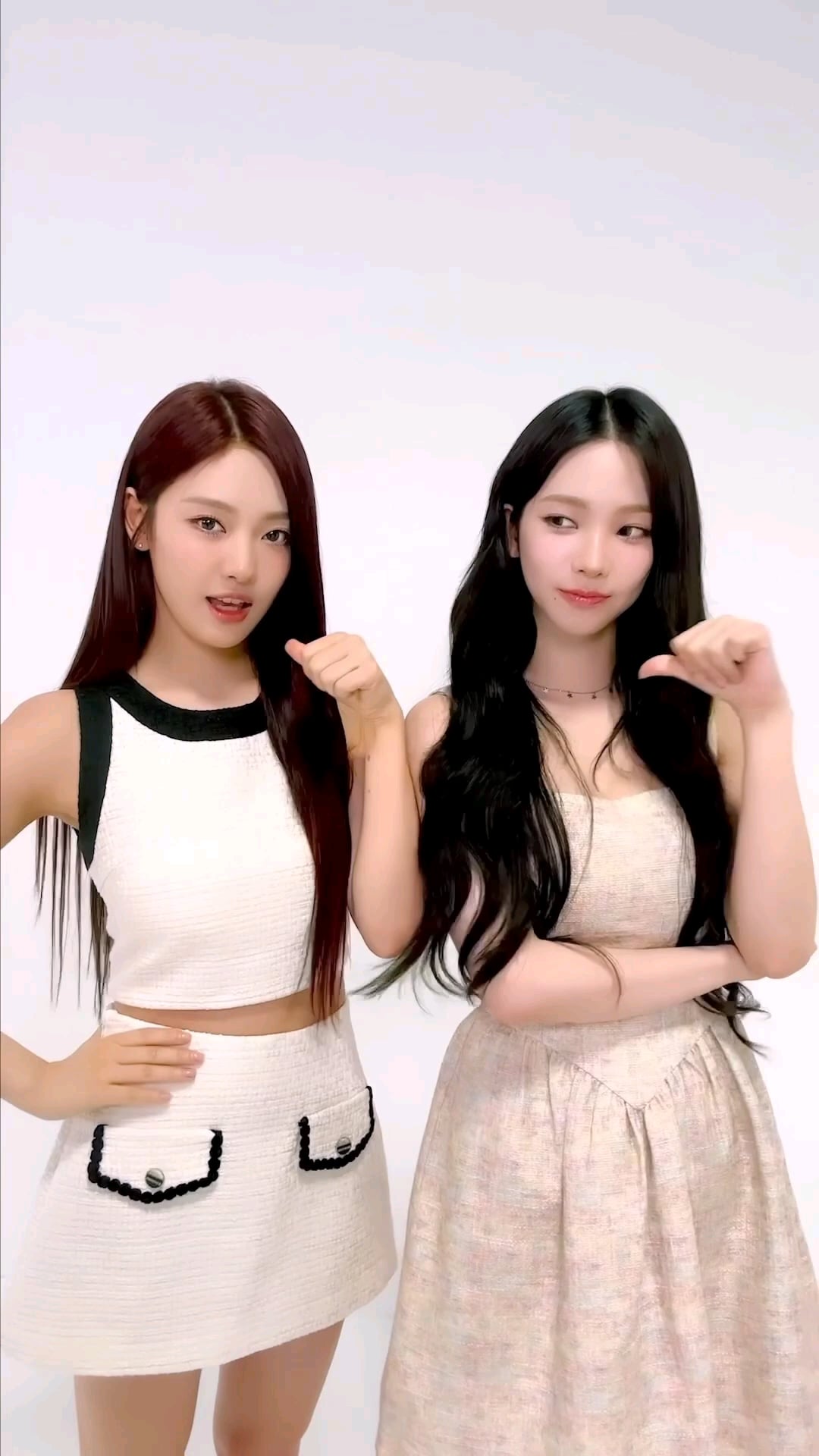 240620 aespa Tiktok Update with Karina and Ningning - I am the main character of my life🍀 - PTKOREA