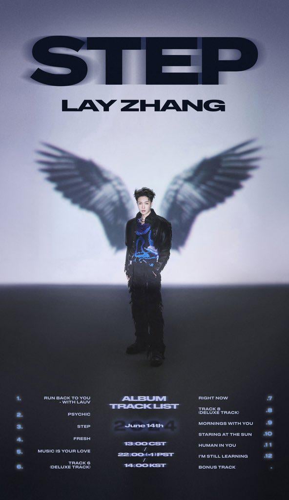 240602 Lay - The 1st Full Length English Album Tracklist - PTKOREA