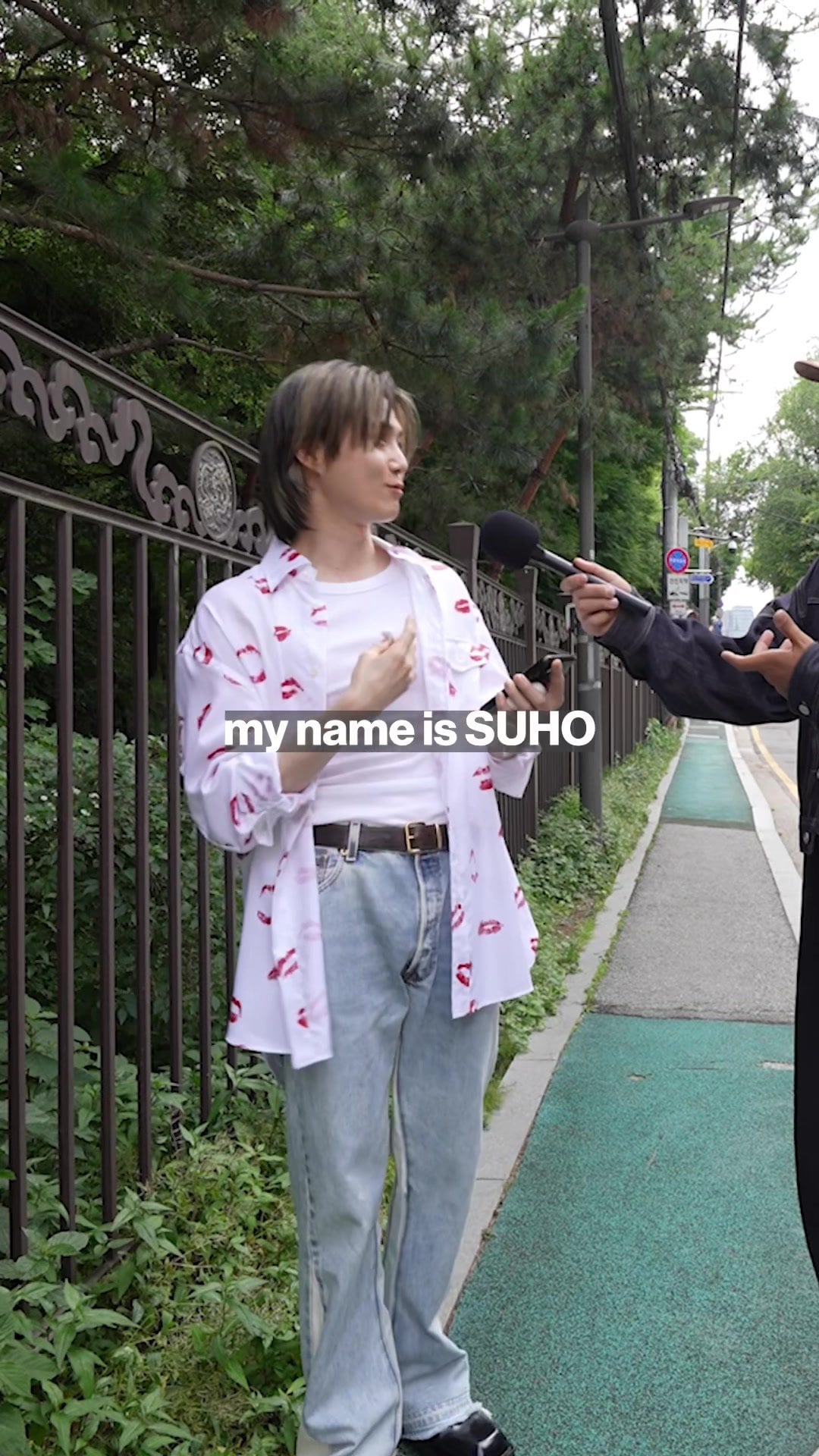 240621 Tiktok Shan Rizwan What are you listening to? asking Suho - PTKOREA