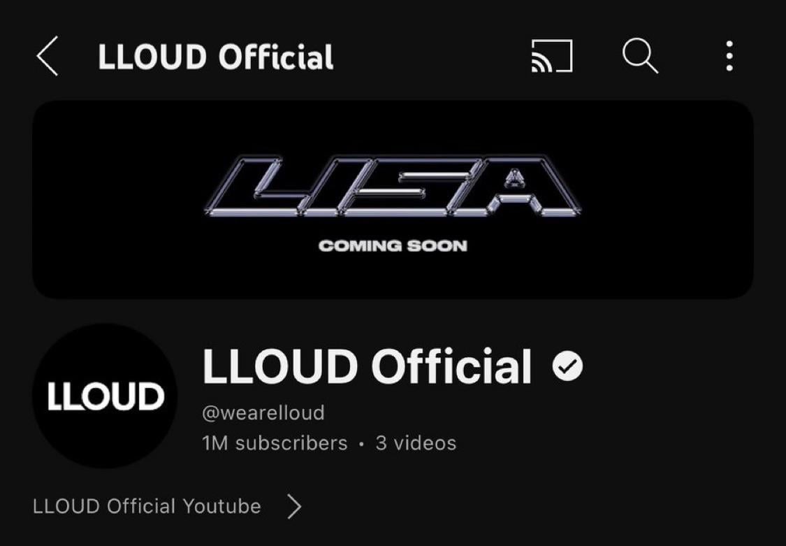 240627 LLOUD Official has surpassed 1 MILLION subscribers, 1 day before ...