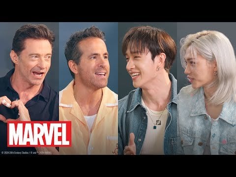 Stray Kids Bang Chan & Felix, Ryan Reynolds & Hugh Jackman - Deadpool ...