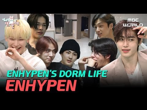 240708 [ENG/JPN] First time revealing ENHYPEN's dorm full of ...