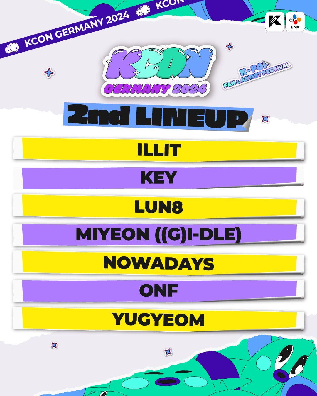 Kcon Germany 2nd lineup announcement - PTKOREA