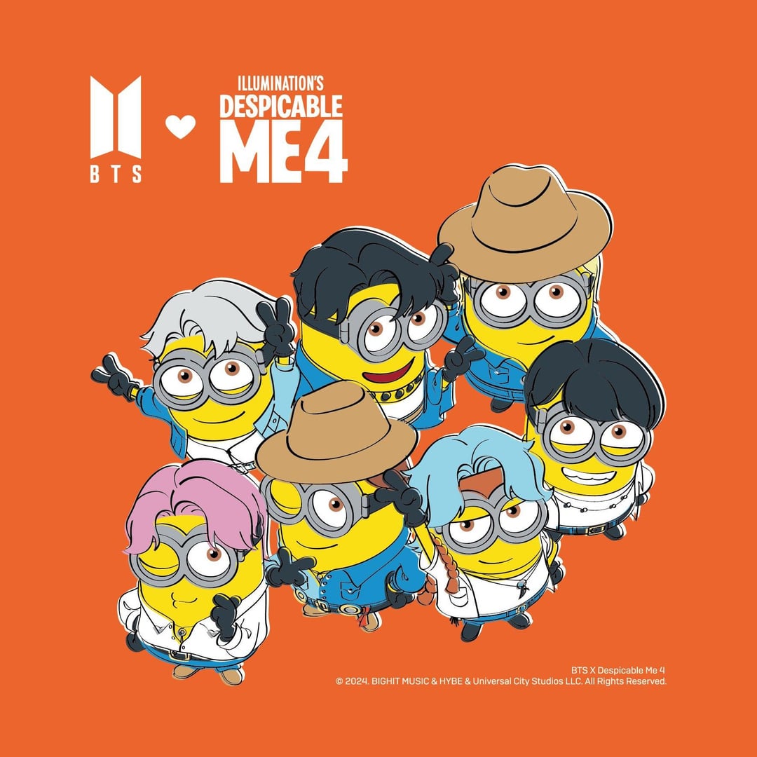 [HYBE MERCH] BTS X Despicable Me 4 Collaboration Merch - 290724 - PTKOREA