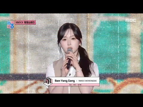 240717 Haewon & Bae - Bam Yang Gang (orig. BIBI) @ Show! Music Core in ...