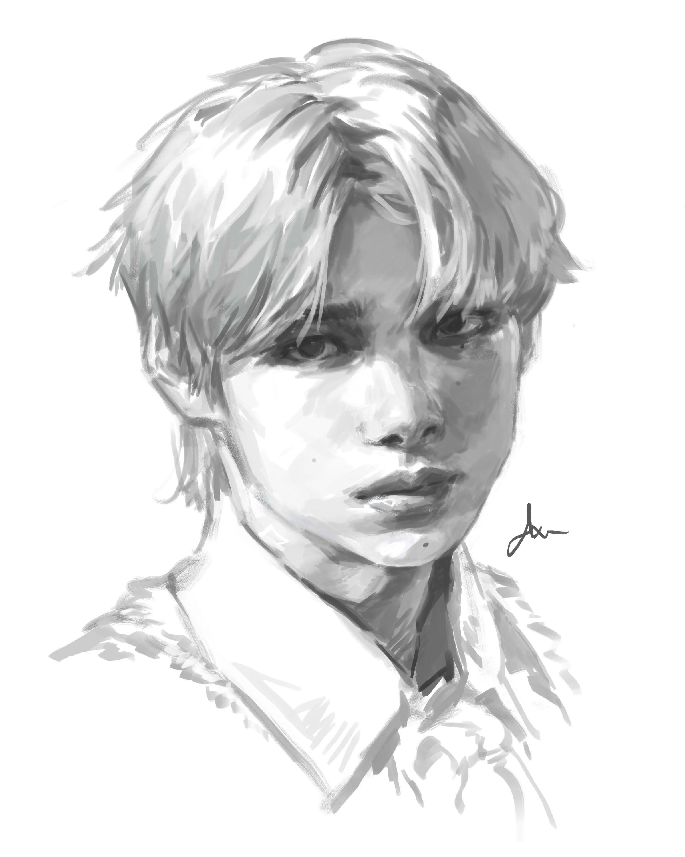 ni-ki art: little riki from debut era ️‍🩹 - PTKOREA