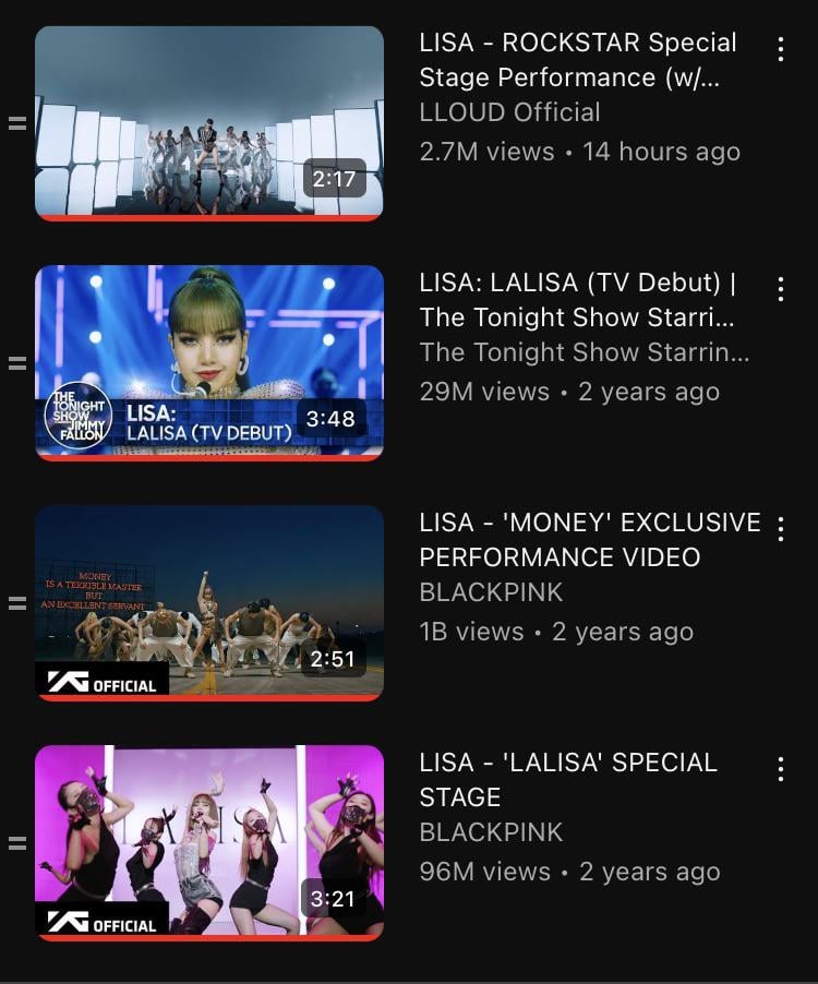240802 What is your favorite Lisa “Special Stage” “Exclusive ...
