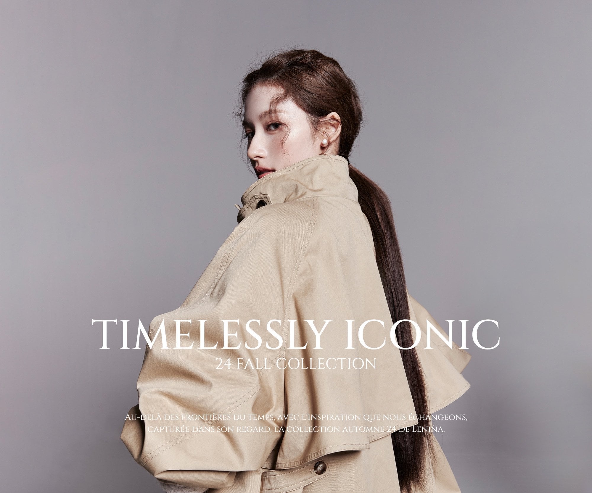 240826 Lenina - Sana x Lenina "Timelessly Iconic 24 Fall Collection ...