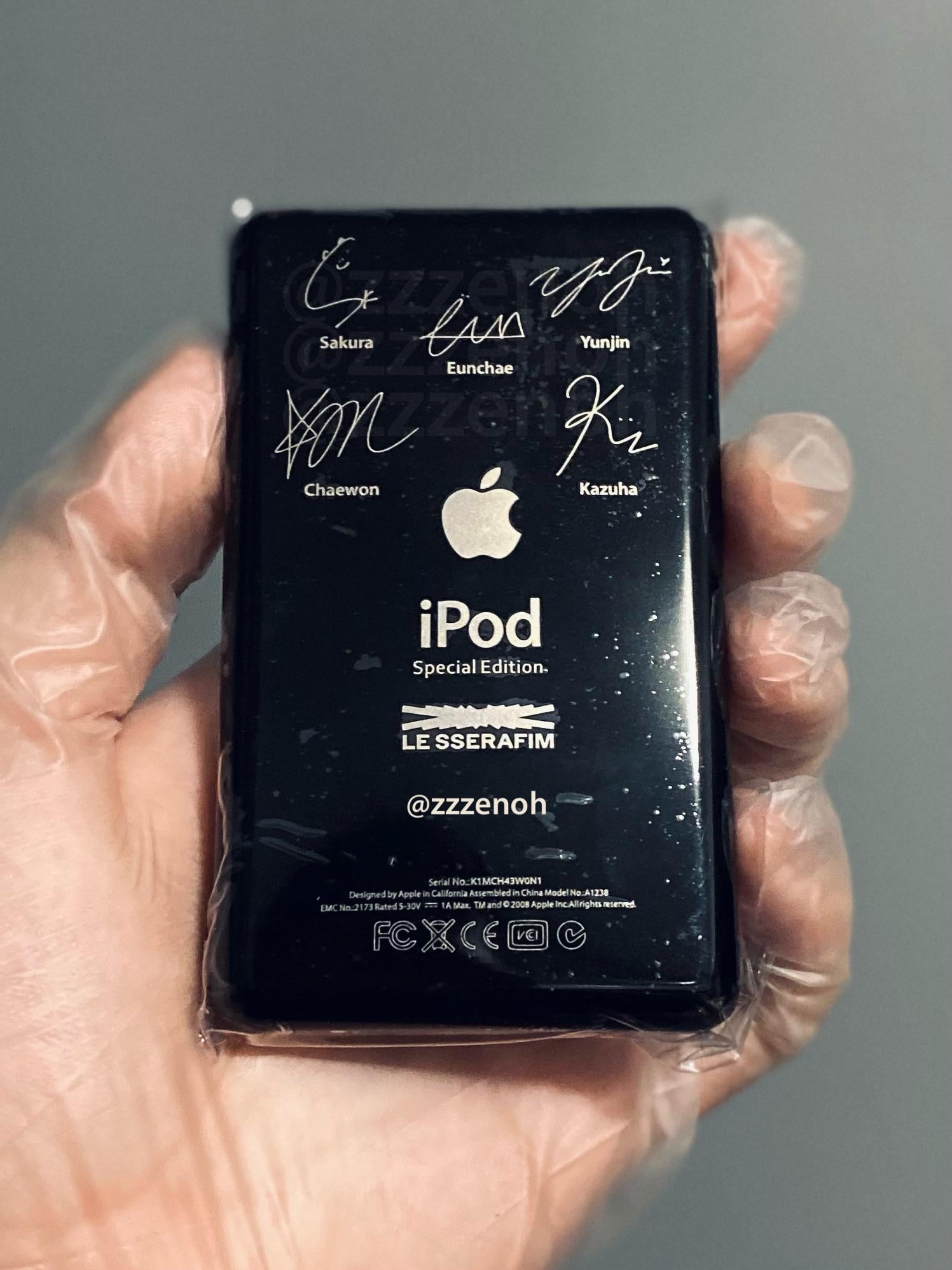 custom iPod engraved with all the members and logo 👀 Happy Crazy ...