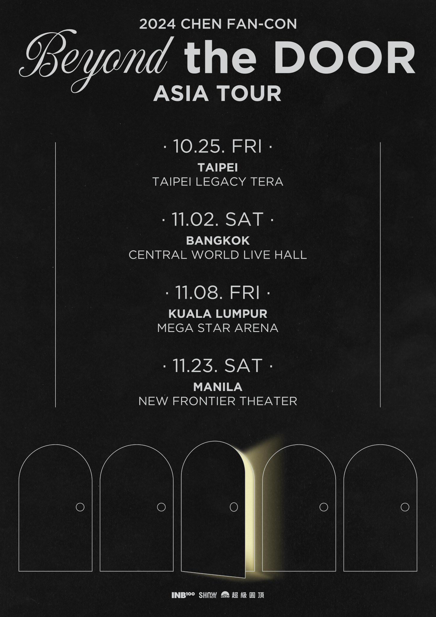 240923 Chen - 2024 CHEN FAN-CON 'Beyond the DOOR' Asia Tour ...