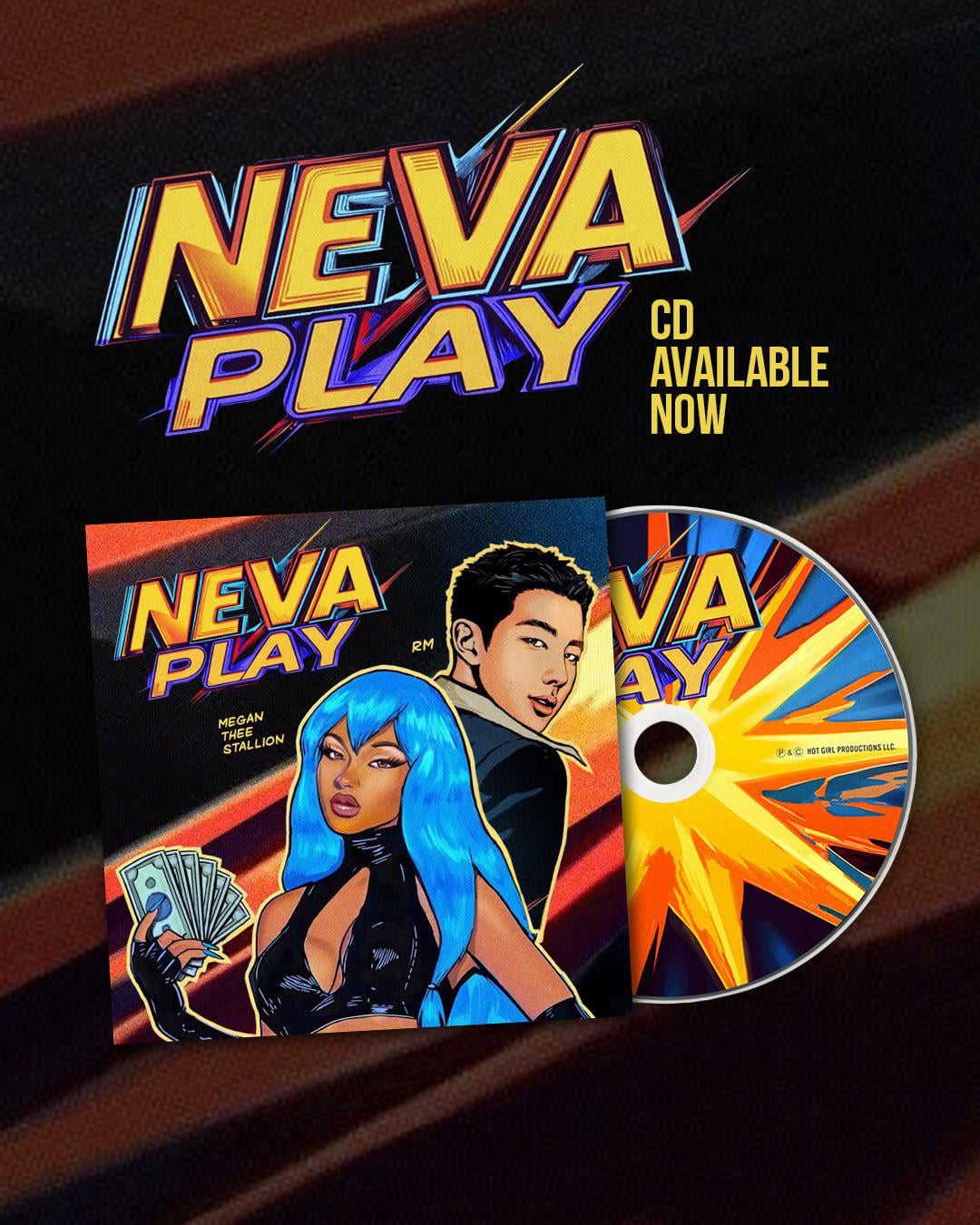 Megan Thee Stallion - ‘Neva Play (feat. RM)’ CDs are available for ...