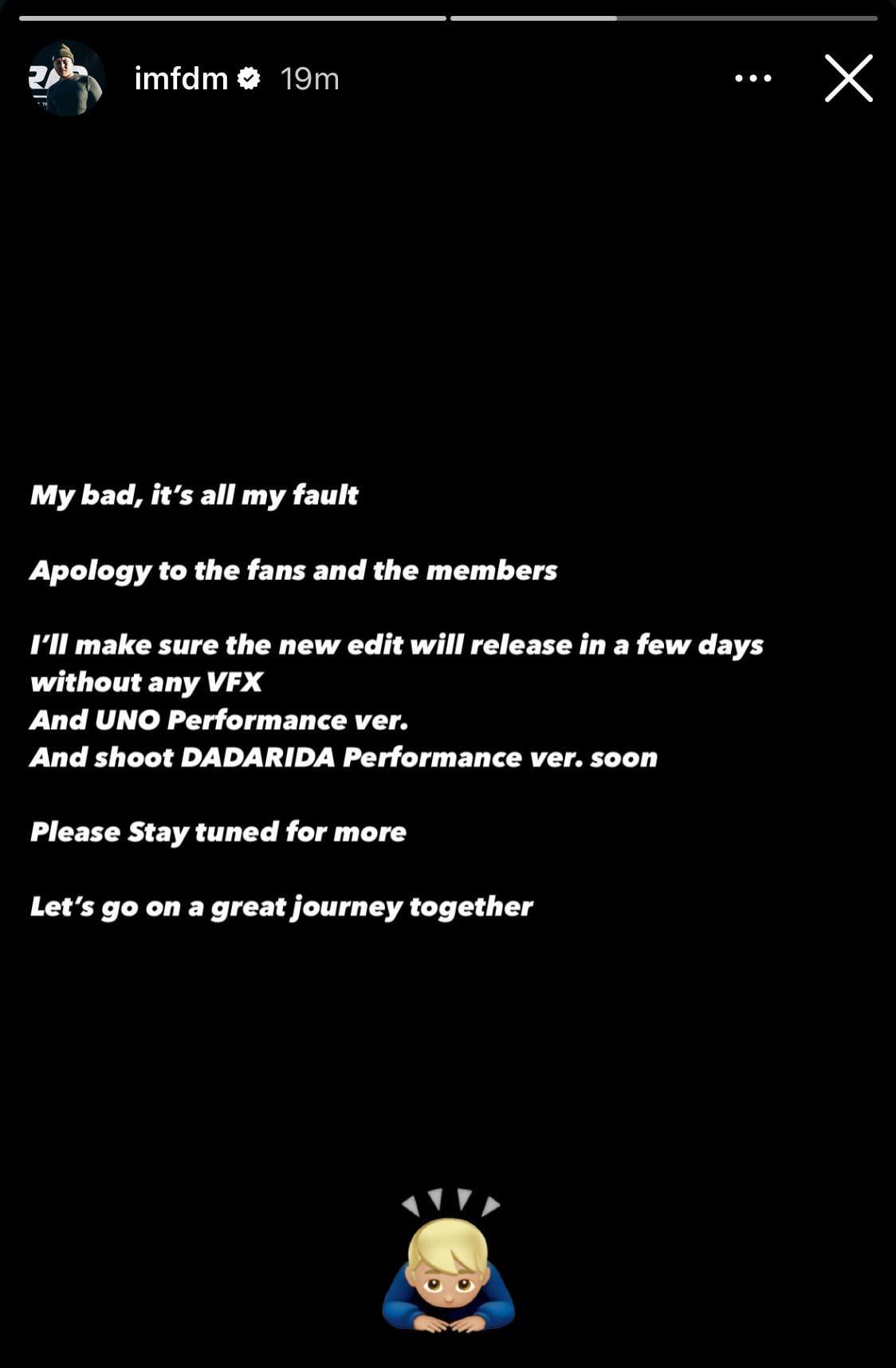 143 Entertainment CEO has issued an apology for MADEIN's “UNO” MV ...
