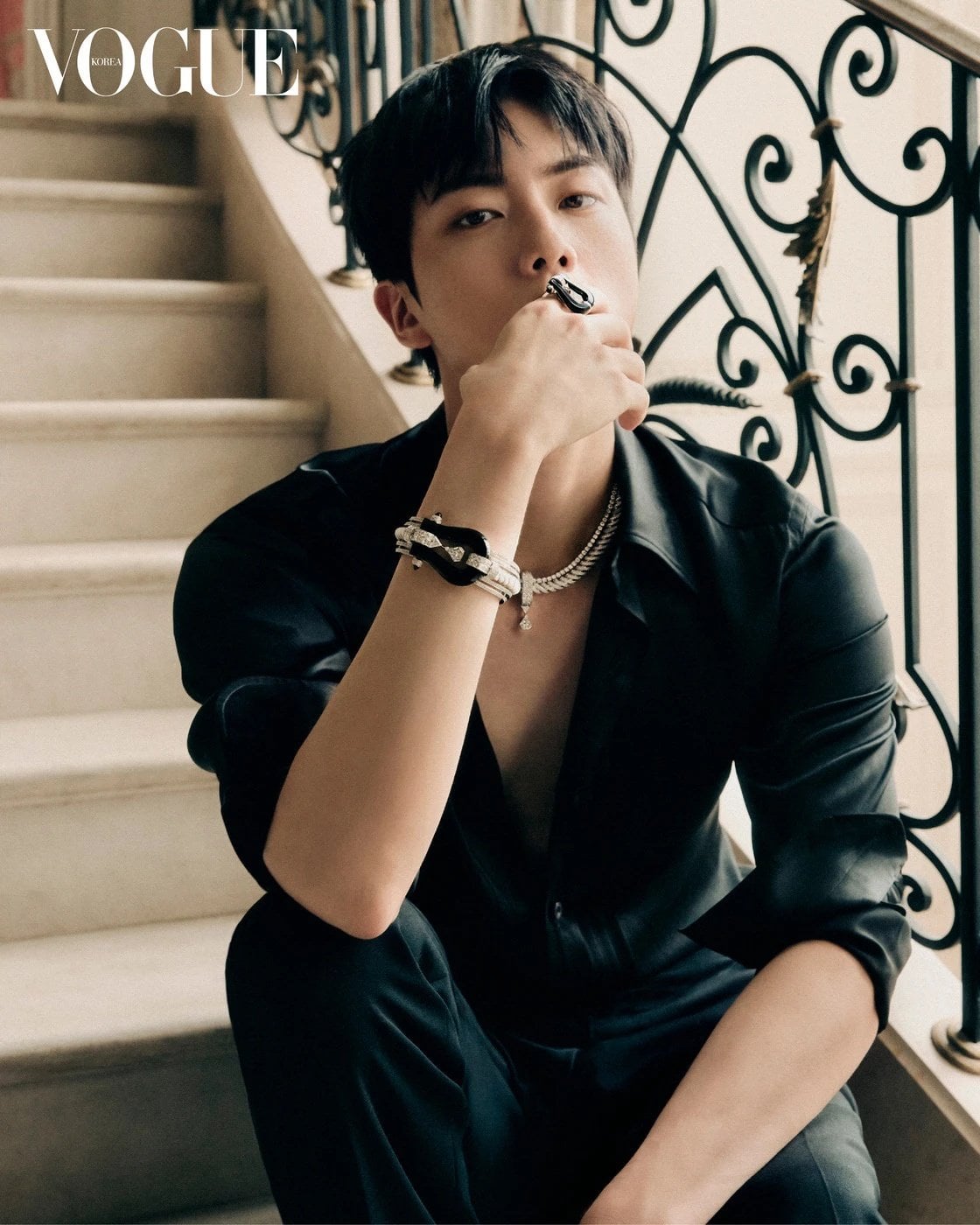 BTS Jin - Vogue Korea x FRED Jewelry (October 2024 Issue Pictorials ...